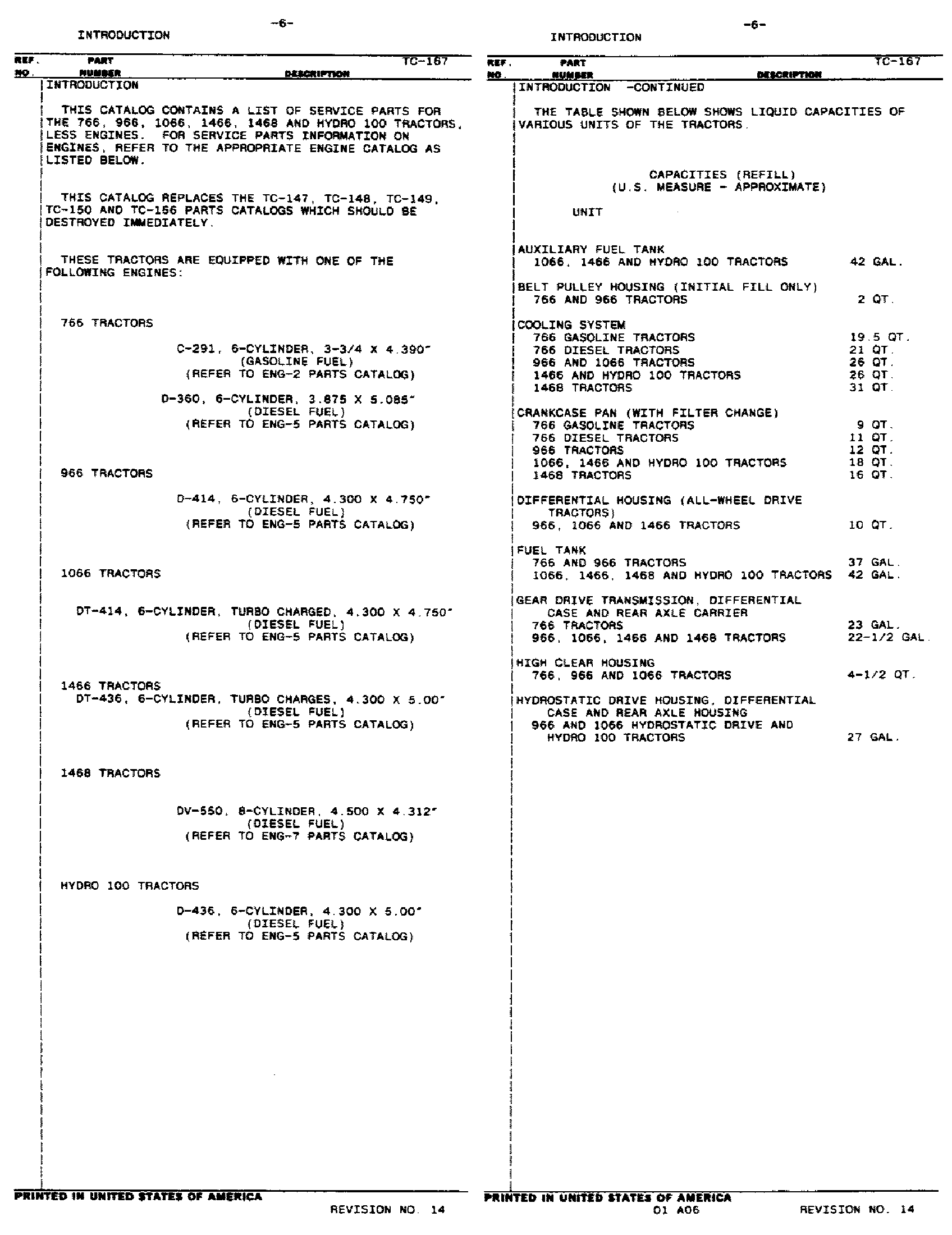 Case IH 1468 - INTERNATIONAL 66 SERIES DIESEL TRACTOR(01/71 - 12/76 ...