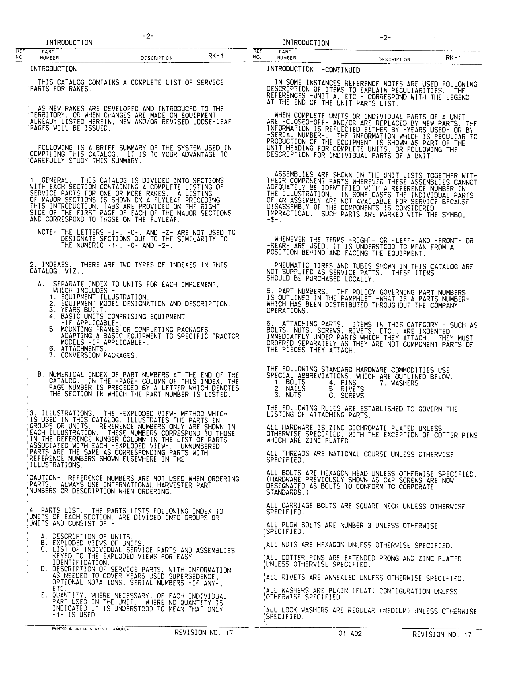 Case IH 16 - INTERNATIONAL HARVESTER SIDE DELIVERY RAKE(01/63 - 12/70 ...