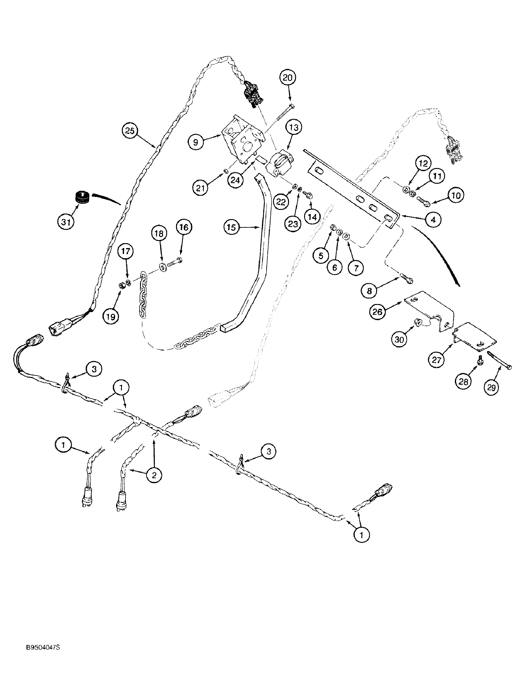 Case IH 1680 - COMBINE FIELD TRACKER(01/86 - 12/93) Parts Diagrams