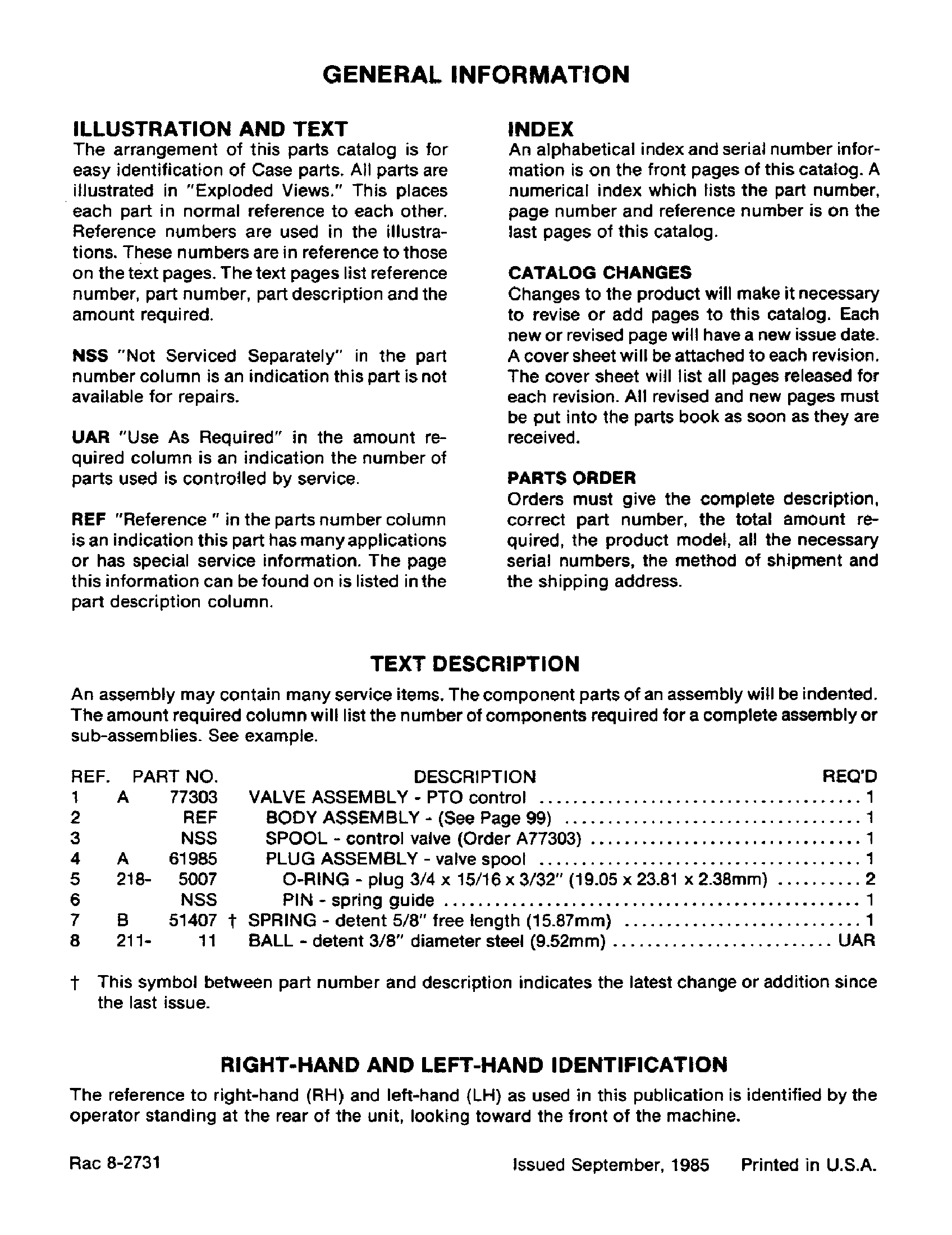 Case IH 2096 - CASE DIESEL TRACTOR (PRIOR TO S/N 17897500)(01/85 - 12/ ...