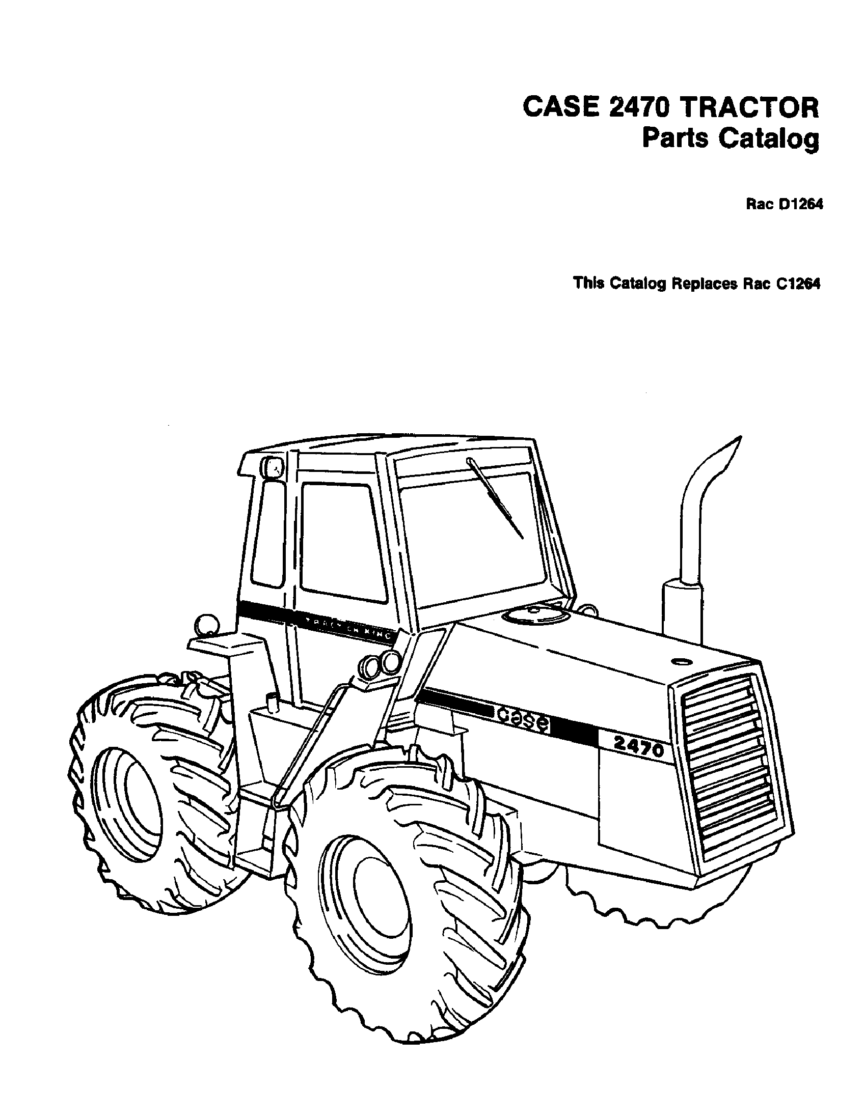 Case IH 2470 - CASE TRACTION KING TRACTOR (AFTER S/N 8762940)(01/75 ...