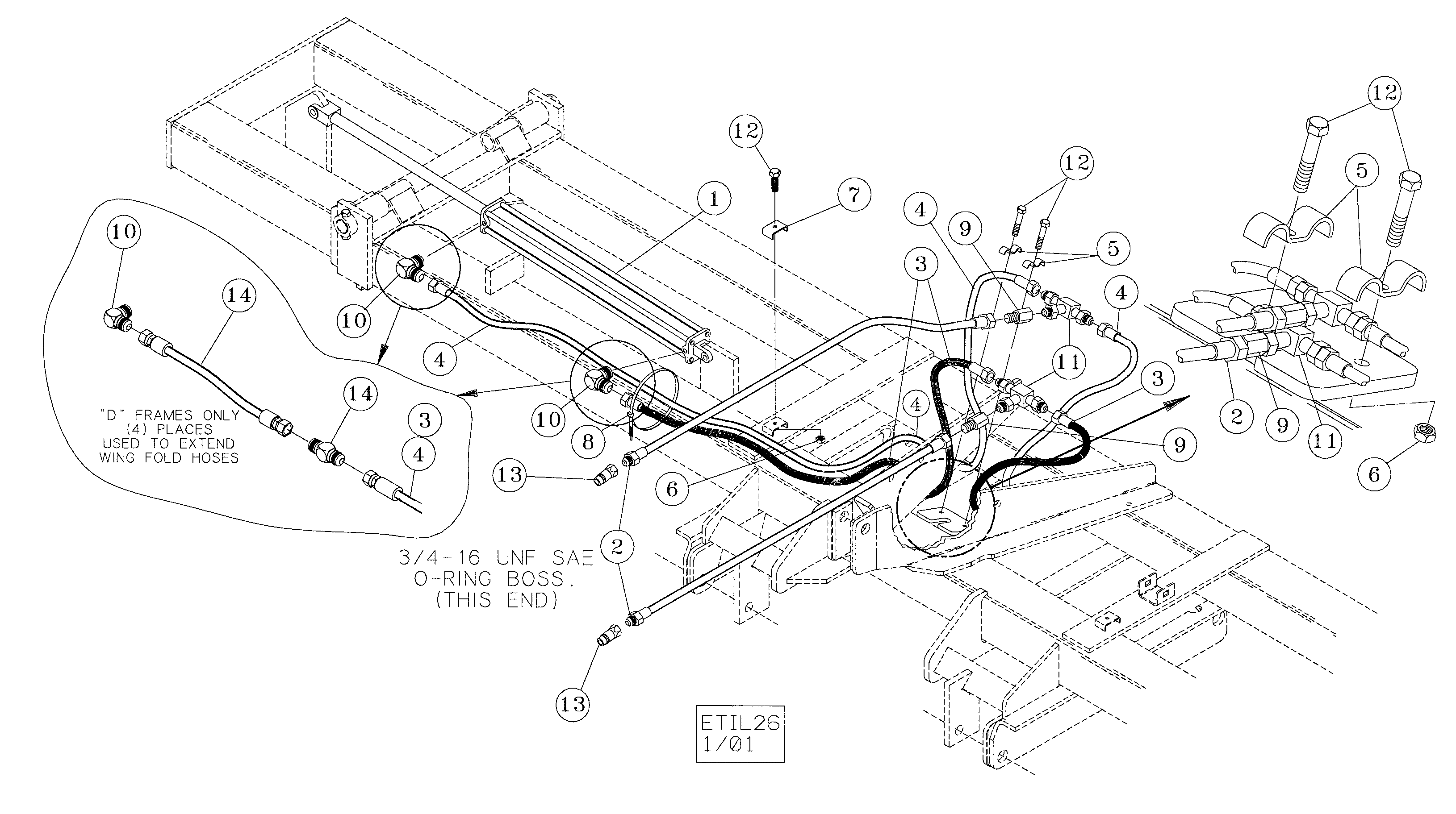Case IH 2500 ECOLO-TIL - DMI IN LINE RIPPER(02/04 - 12/07) Parts Diagrams