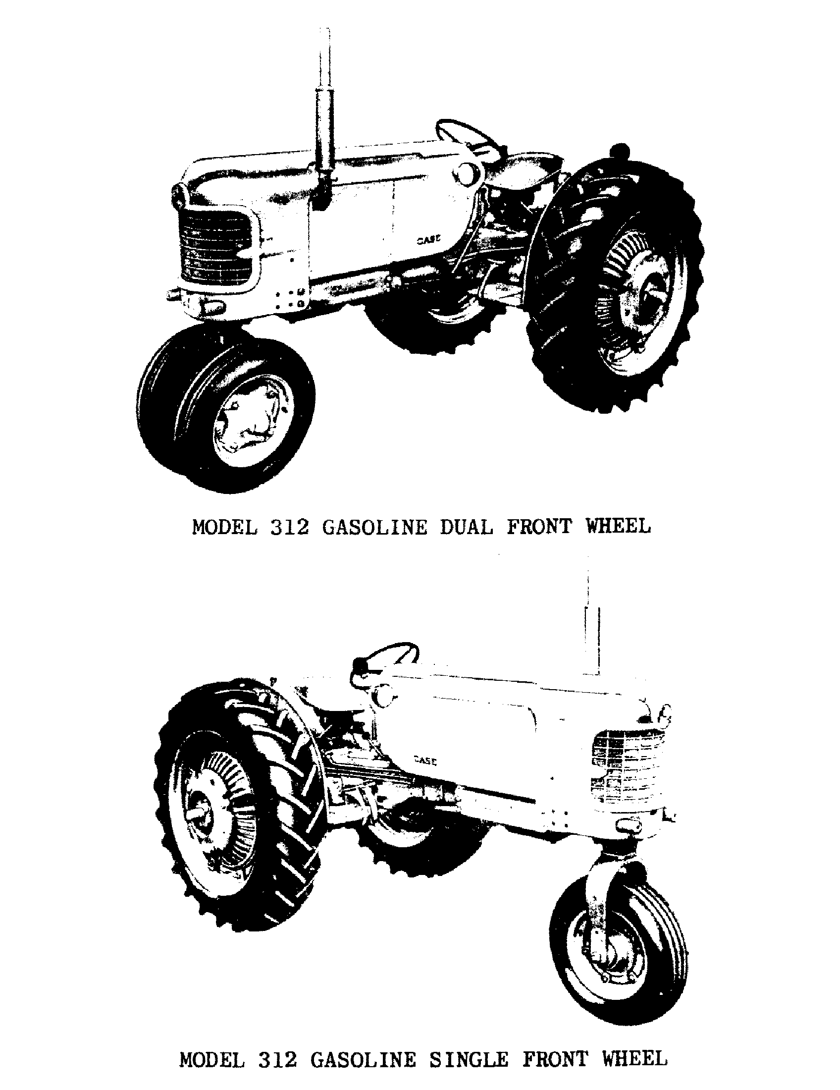 Case IH 300-SERIES - CASE WHEEL TRACTORS(01/56 - 12/57) Parts Diagrams