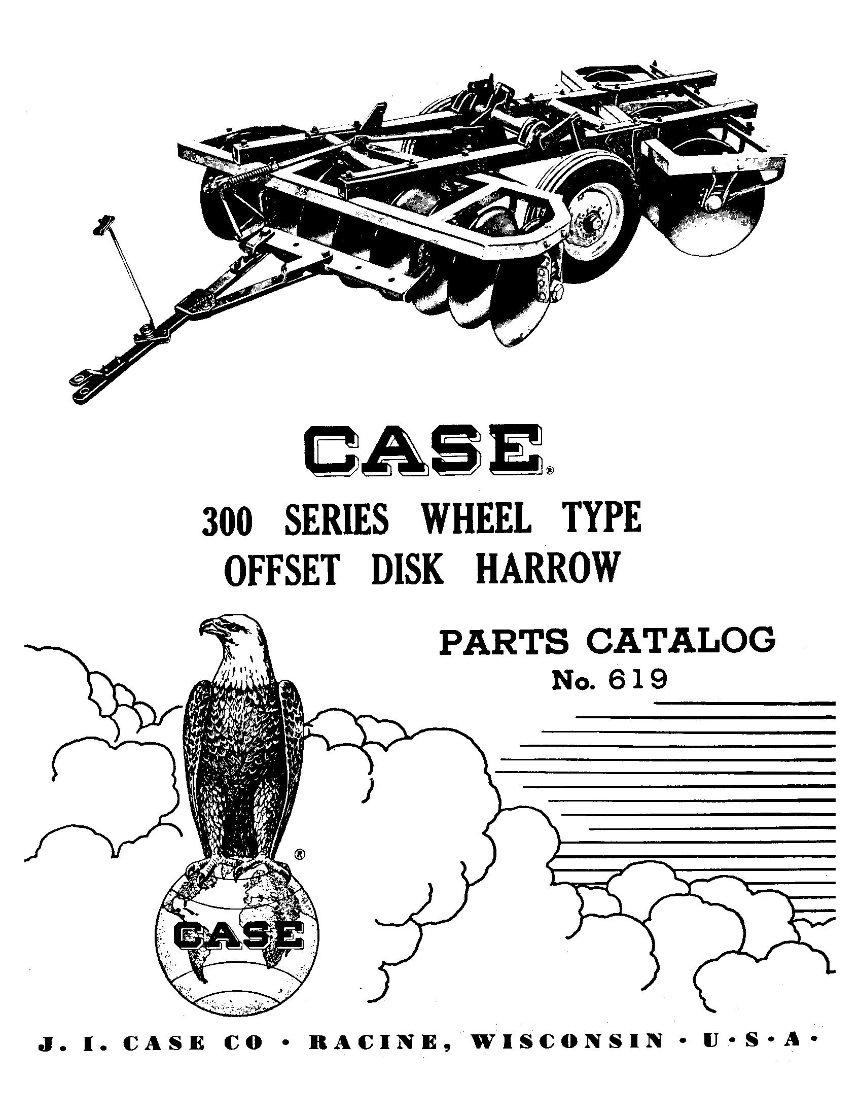 Case IH 300-SERIES - CASE WHEEL-TYPE OFFSET DISK HARROW(01/55 - 12/81 ...