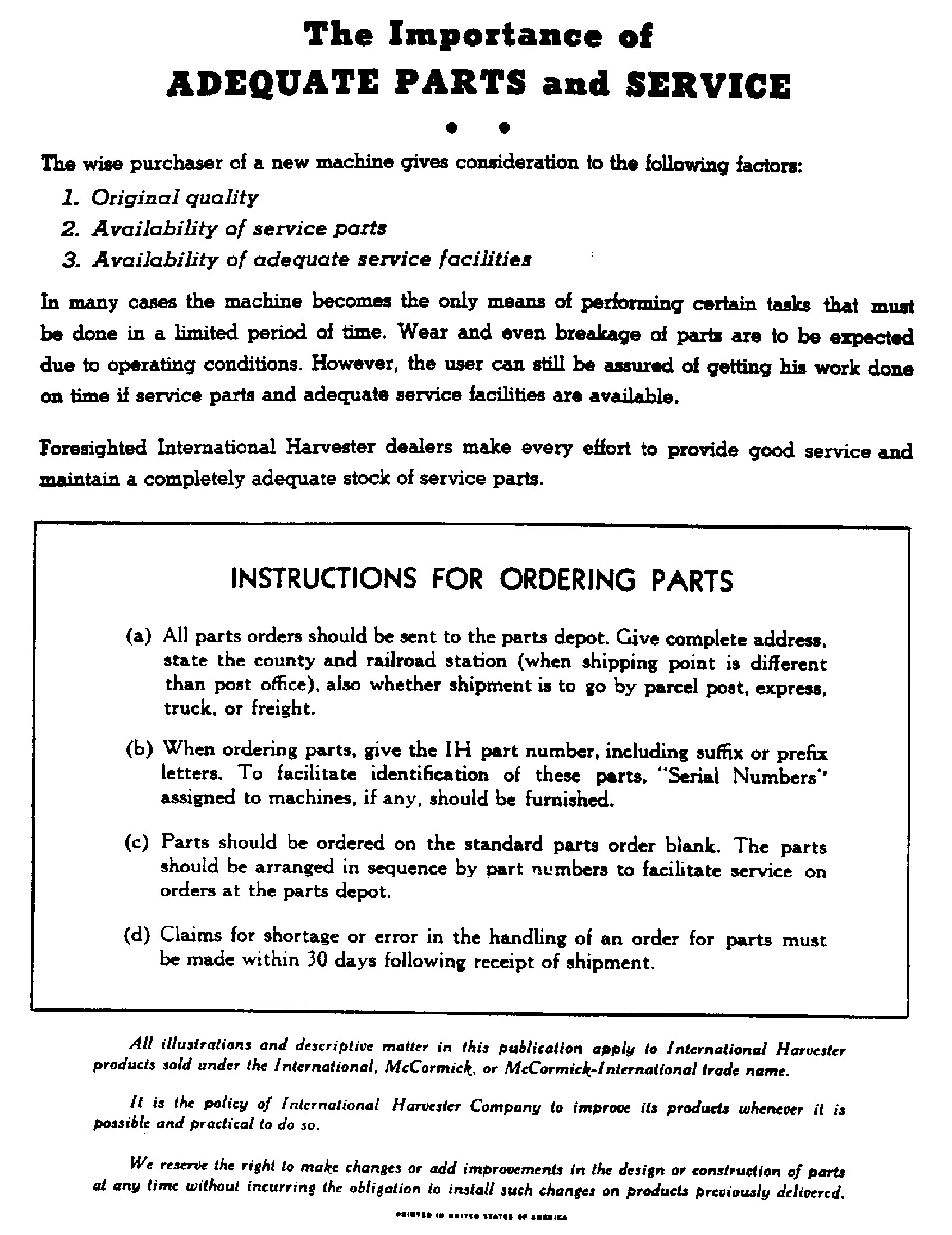 Case IH 303 - INTERNATIONAL HARVESTER COMBINE (BEAN SPECIAL)(01/62 - 12 ...