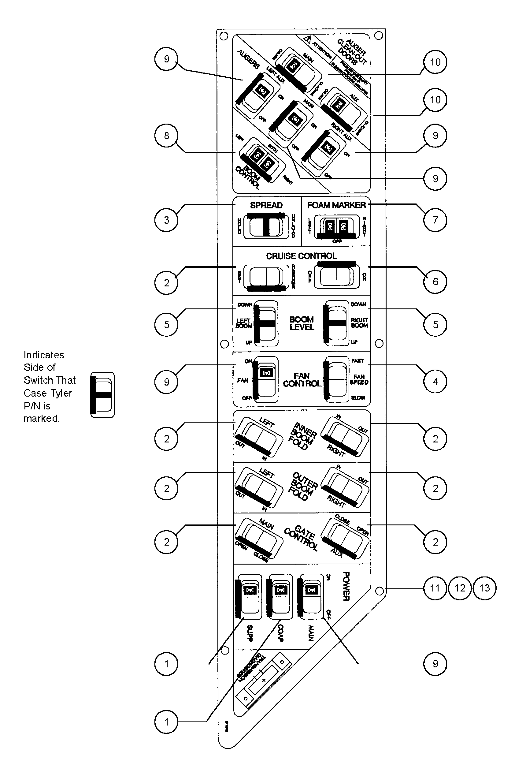 Case IH 438 - FLEX-AIR APPLICATOR - 2003(03/03 - 10/03) Parts Diagrams