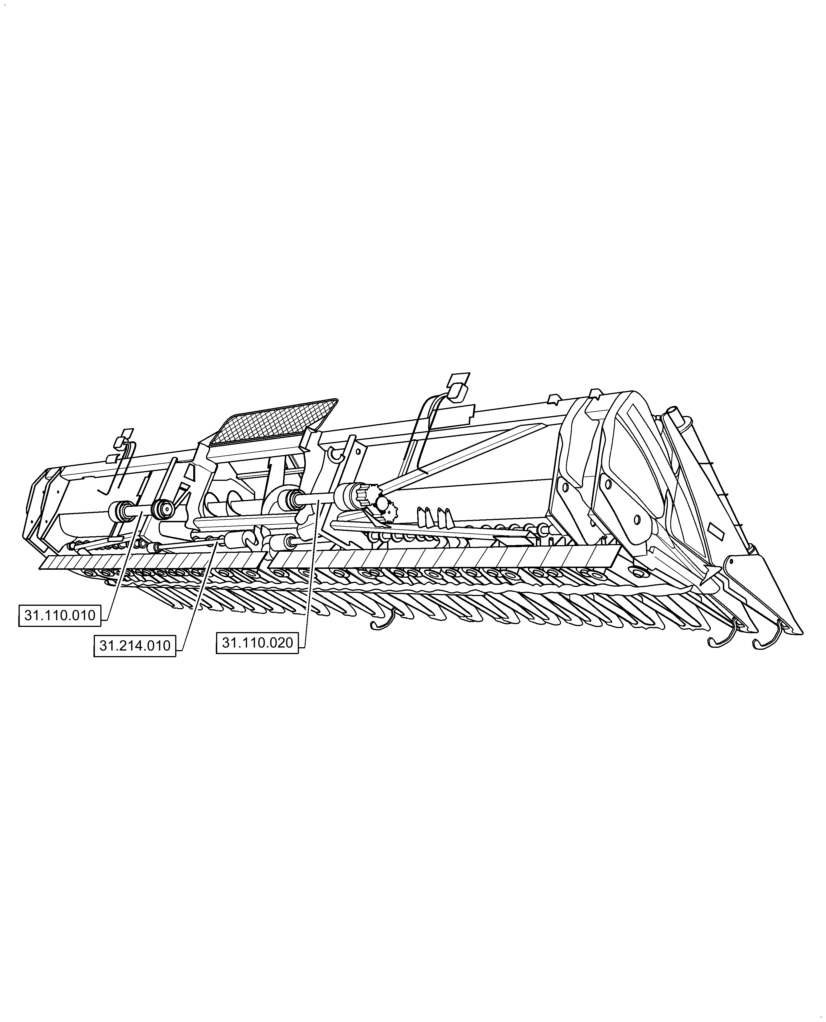 Case IH 4418 - CORN HEADER 18 ROW 22IN SPACING(05/17 - ) Parts Diagrams