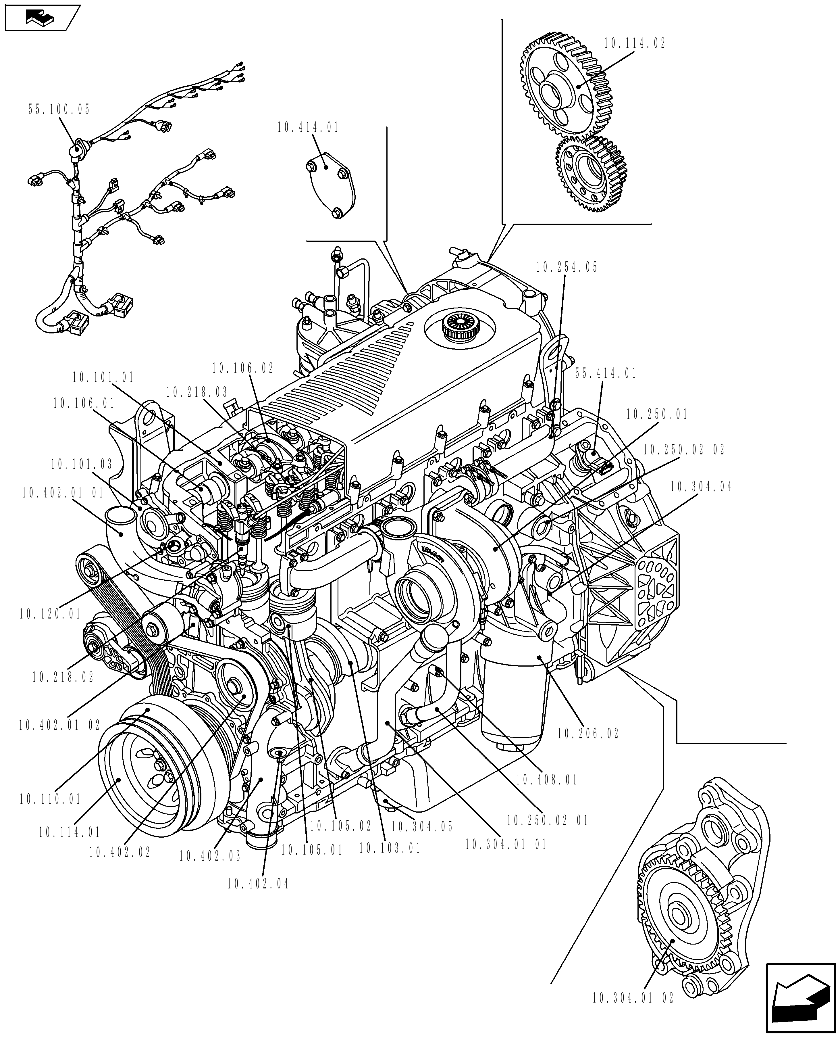 Case IH 4430 - PATRIOT SPRAYER TIER 4(09/11 - 12/14) Parts Diagrams