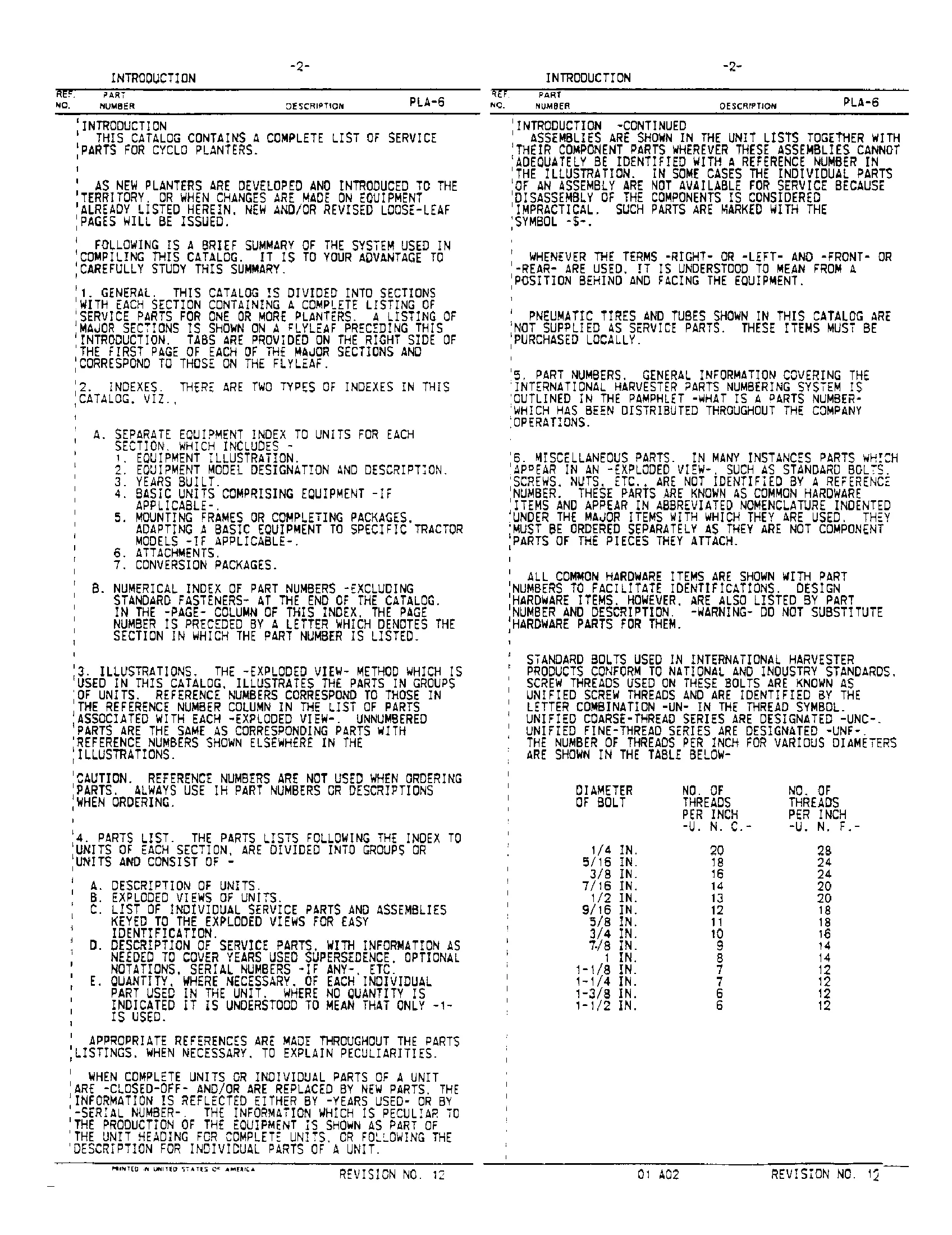 Case IH 500 - INTERNATIONAL HARVESTER CYCLO FLEX FRAME PLANTER(01/77 ...