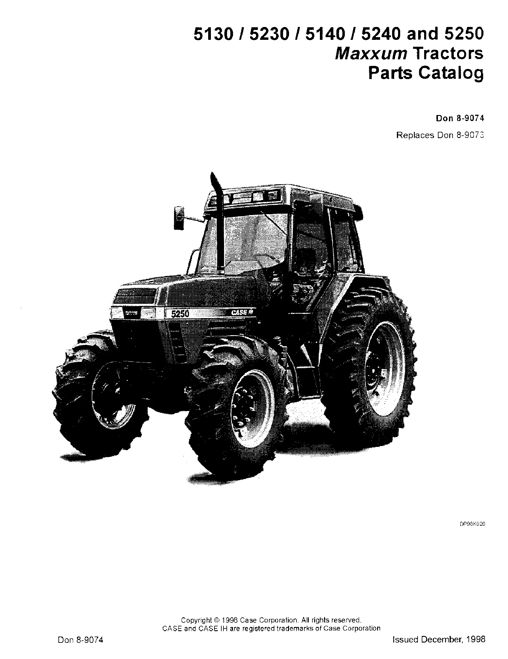 Case IH 5130 - CASE IH MAXXUM TRACTOR (NORTH AMERICA)(01/90 - 12/97 ...