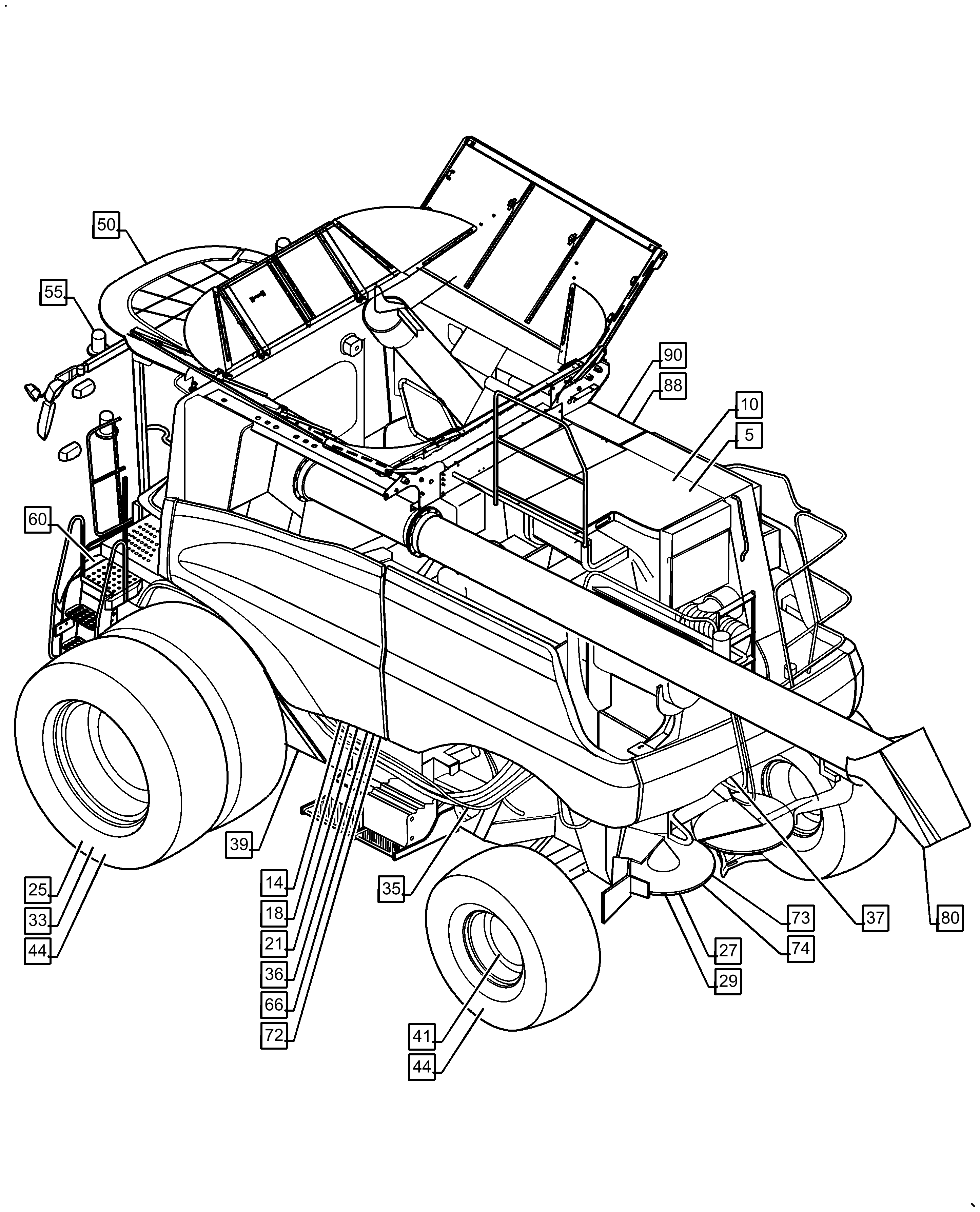 Case IH 5140 - COMBINE - TIER 4 (NA)(11/16 - 09/17) Parts Diagrams