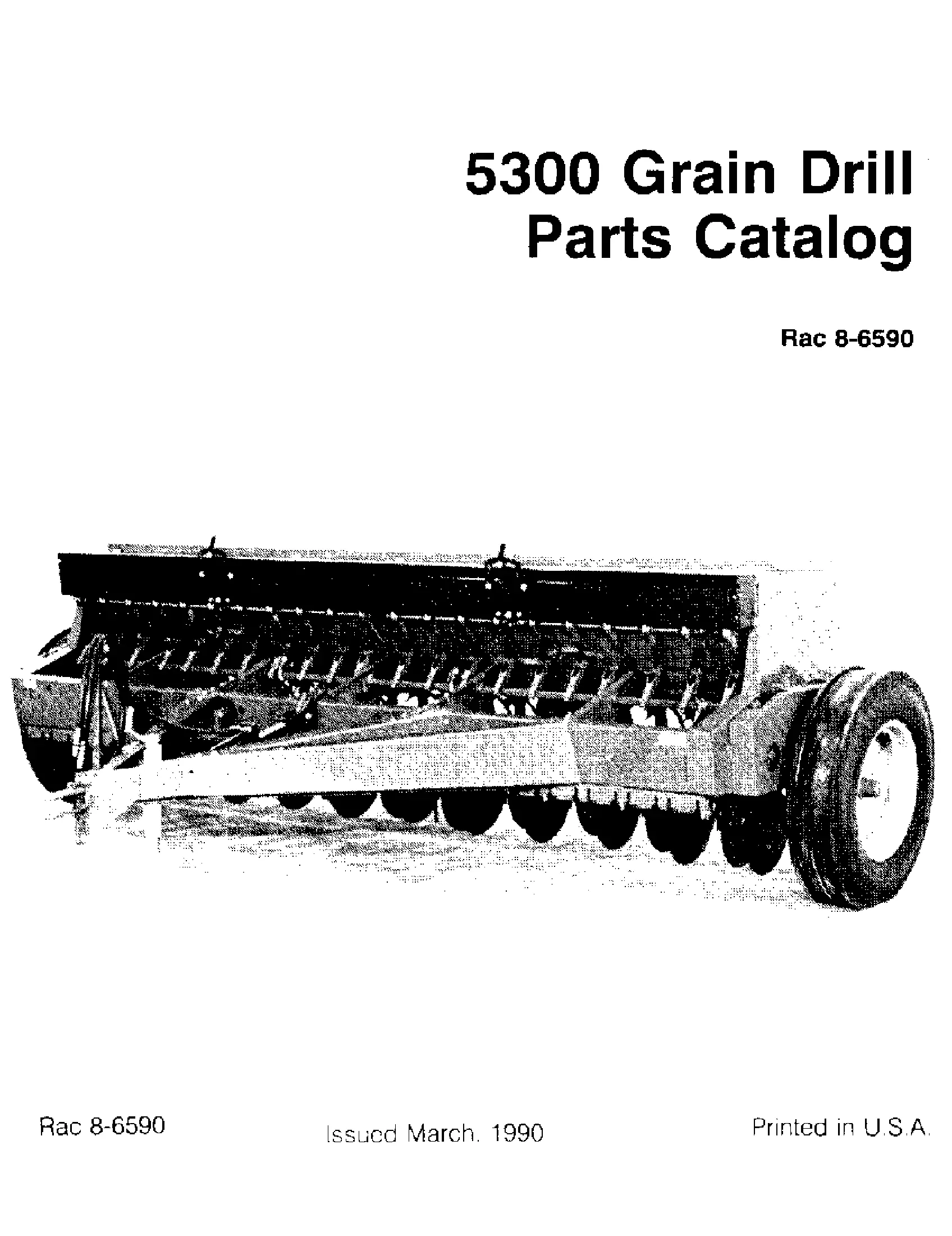 Case IH 5300 - CASE IH GRAIN DRILL(01/04 - 11/04) Parts Diagrams