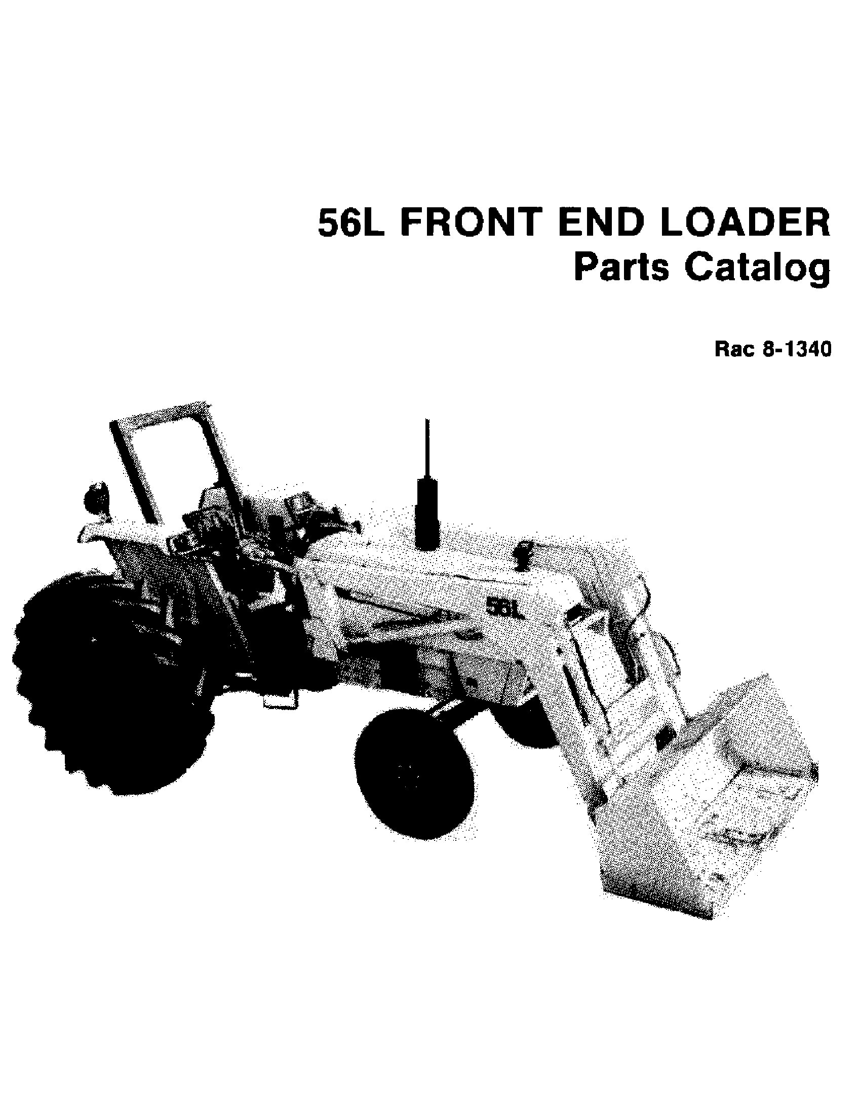 Case IH 56L - CASE FRONT END LOADER(01/83 - 12/92) Parts Diagrams