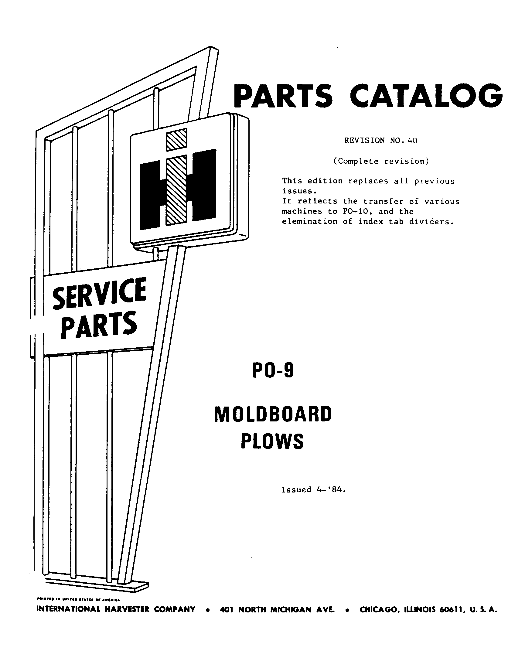 Case IH 60 - INTERNATIONAL HARVESTER MOLDBOARD PLOW(01/60 - 12/70 ...