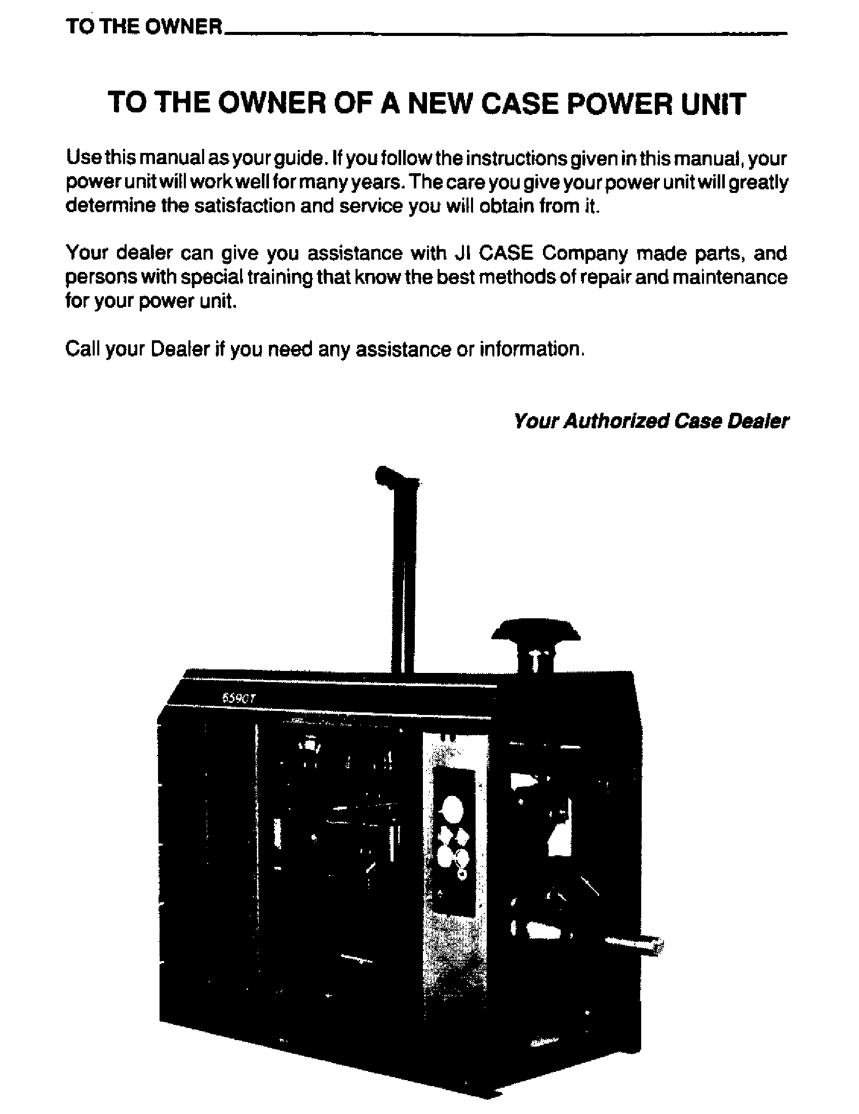 Case IH 6590T - CASE DIESEL POWER UNIT(01/90 - 12/95) Parts Diagrams