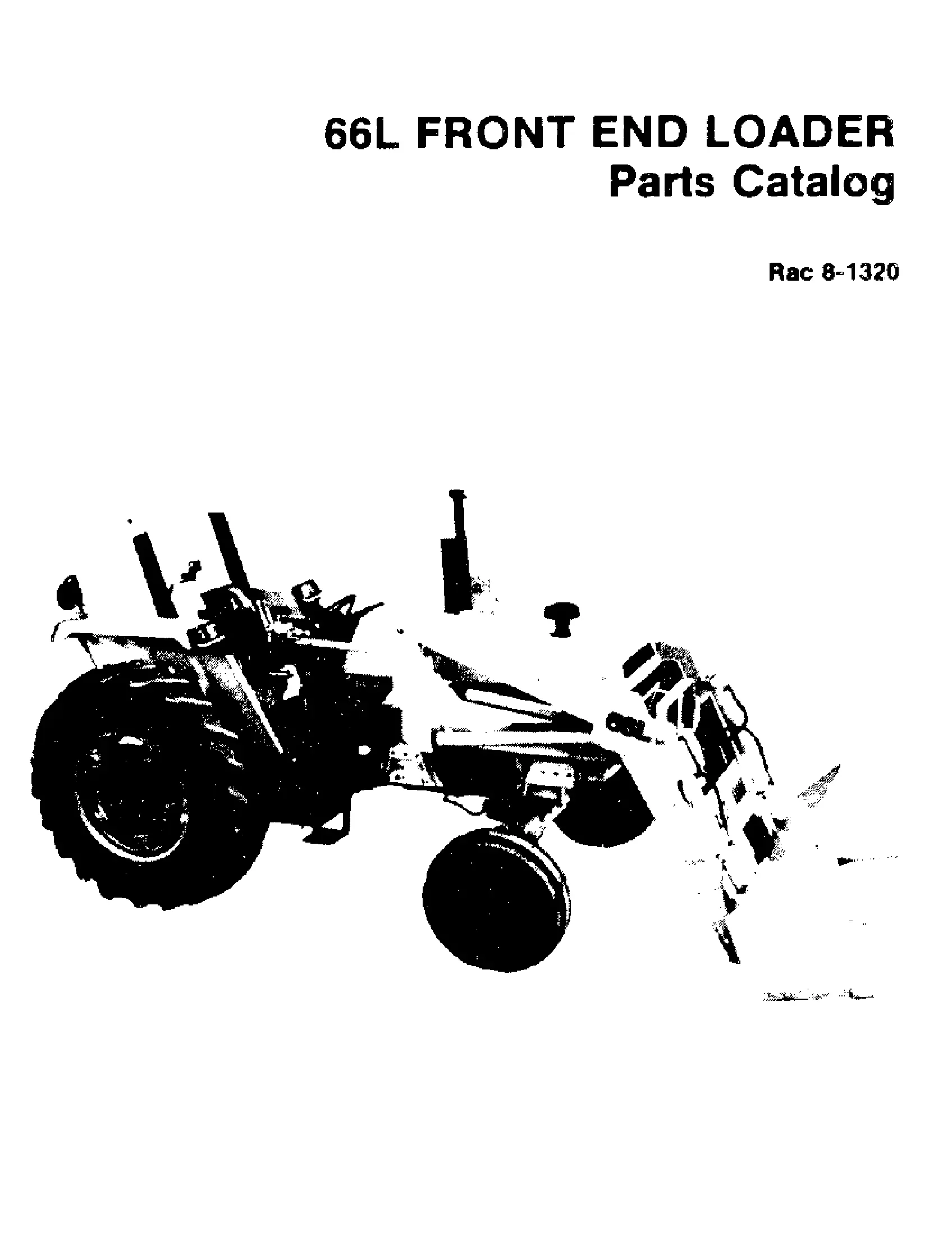 Case IH 66L - CASE FRONT END LOADER(01/80 - 12/87) Parts Diagrams