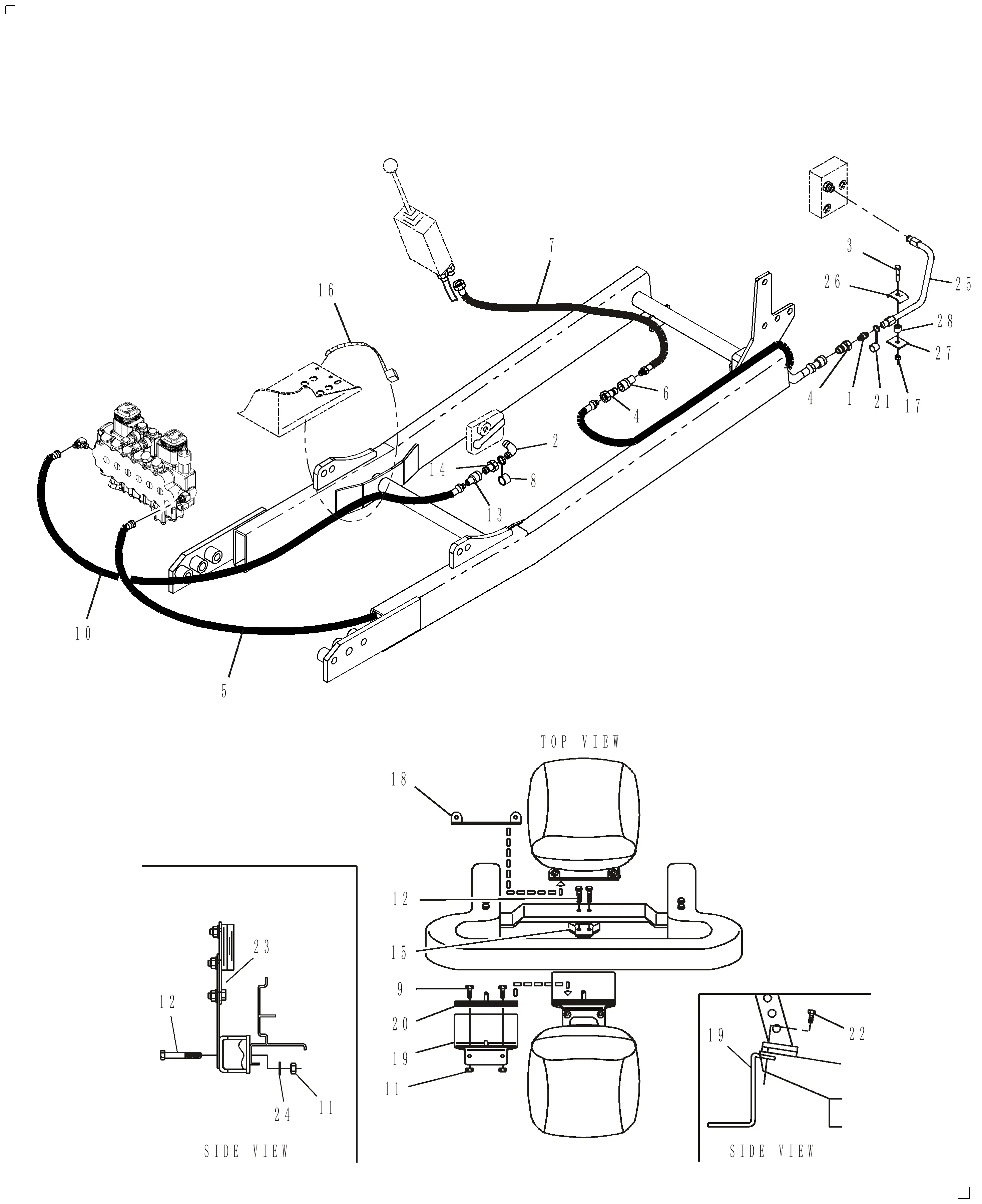 Case IH 715396026 - HYDRAULIC KIT - DX29,DX31,DX33,DX34(01/01 - 12/08 ...
