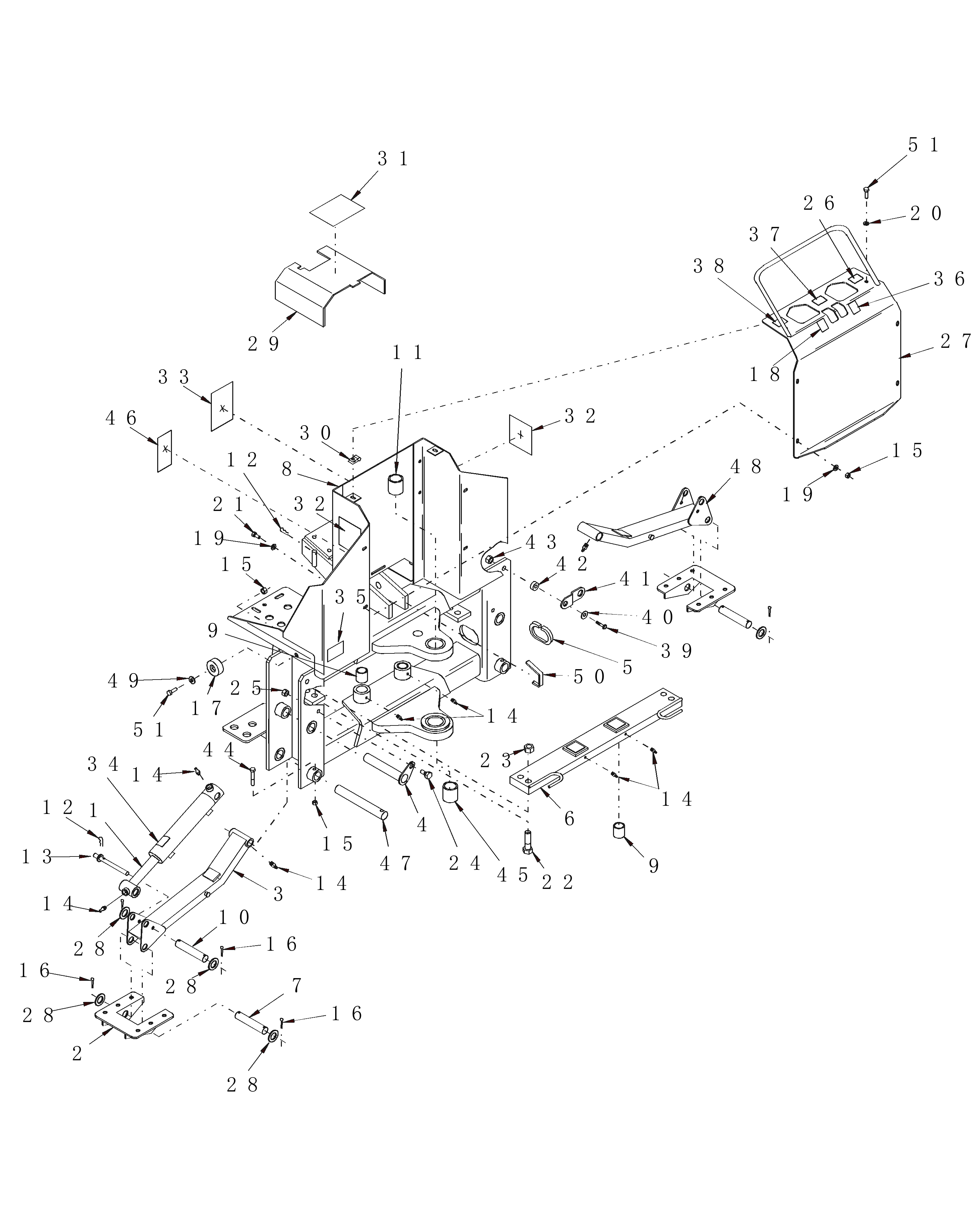 Case IH 758C - BACKHOE.(06/00 - 12/07) Parts Diagrams