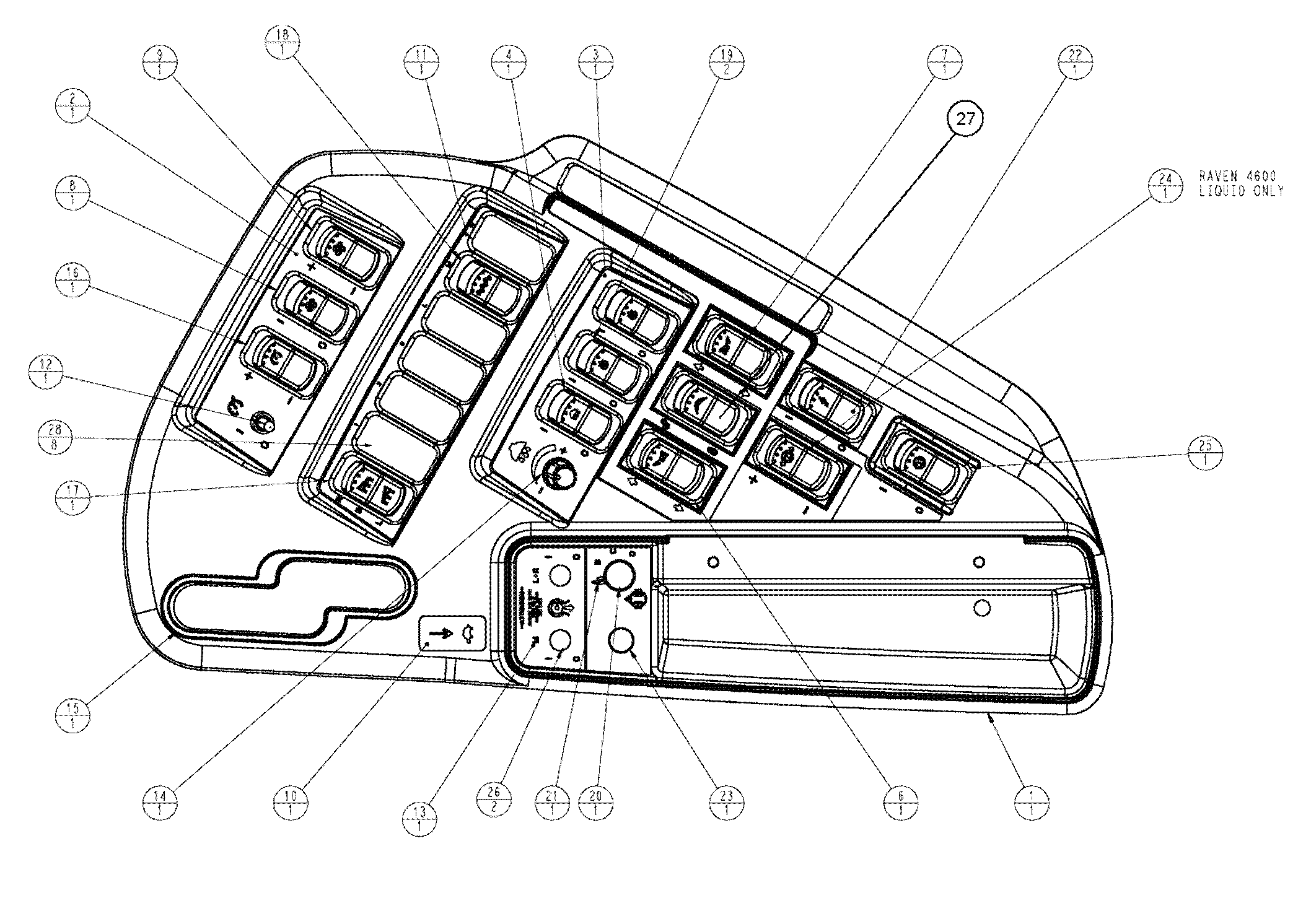 Case IH 810 - FLEX-AIR APPLICATOR - 2009(09/09 - 12/11) Parts Diagrams