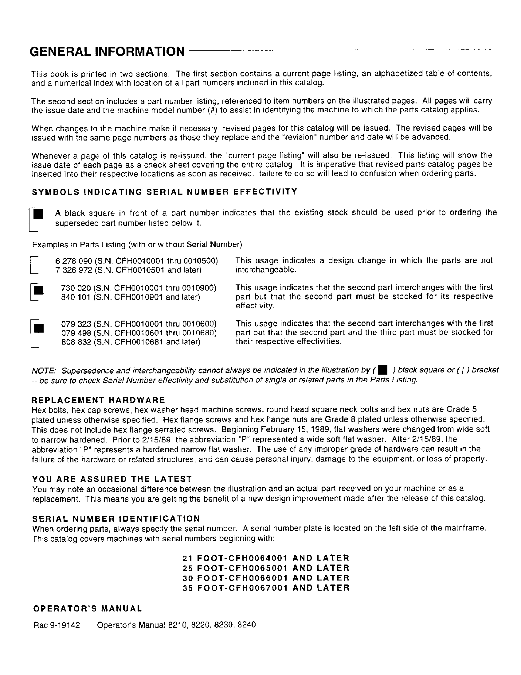 Case IH 8240 - CASE IH PULL-TYPE GRAIN WINDROWER(01/91 - 12/00) Parts ...