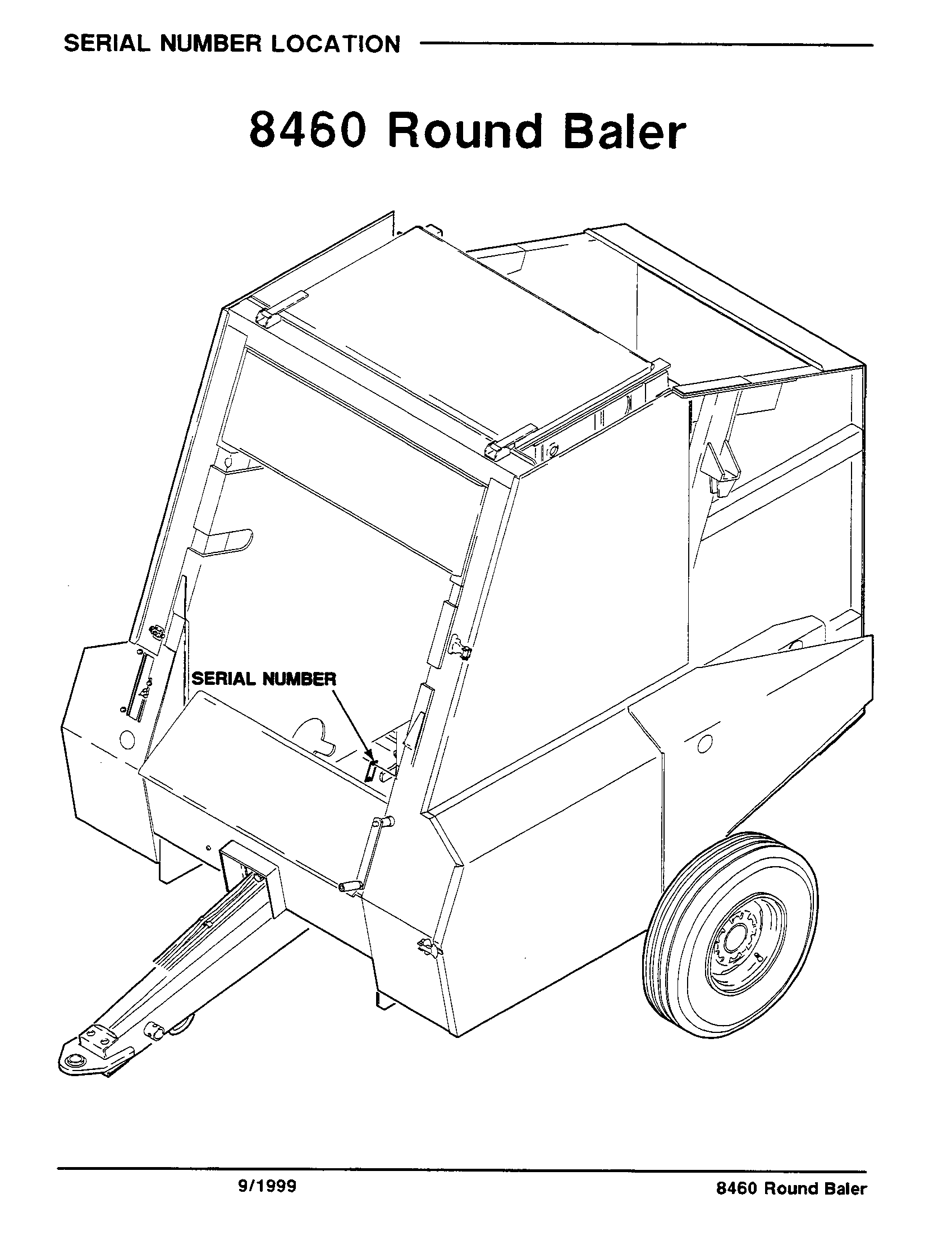 Case IH 8460 - CASE IH ROUND BALER (S/N CFH0057418 & AFTER)(01/88 - 12/ ...
