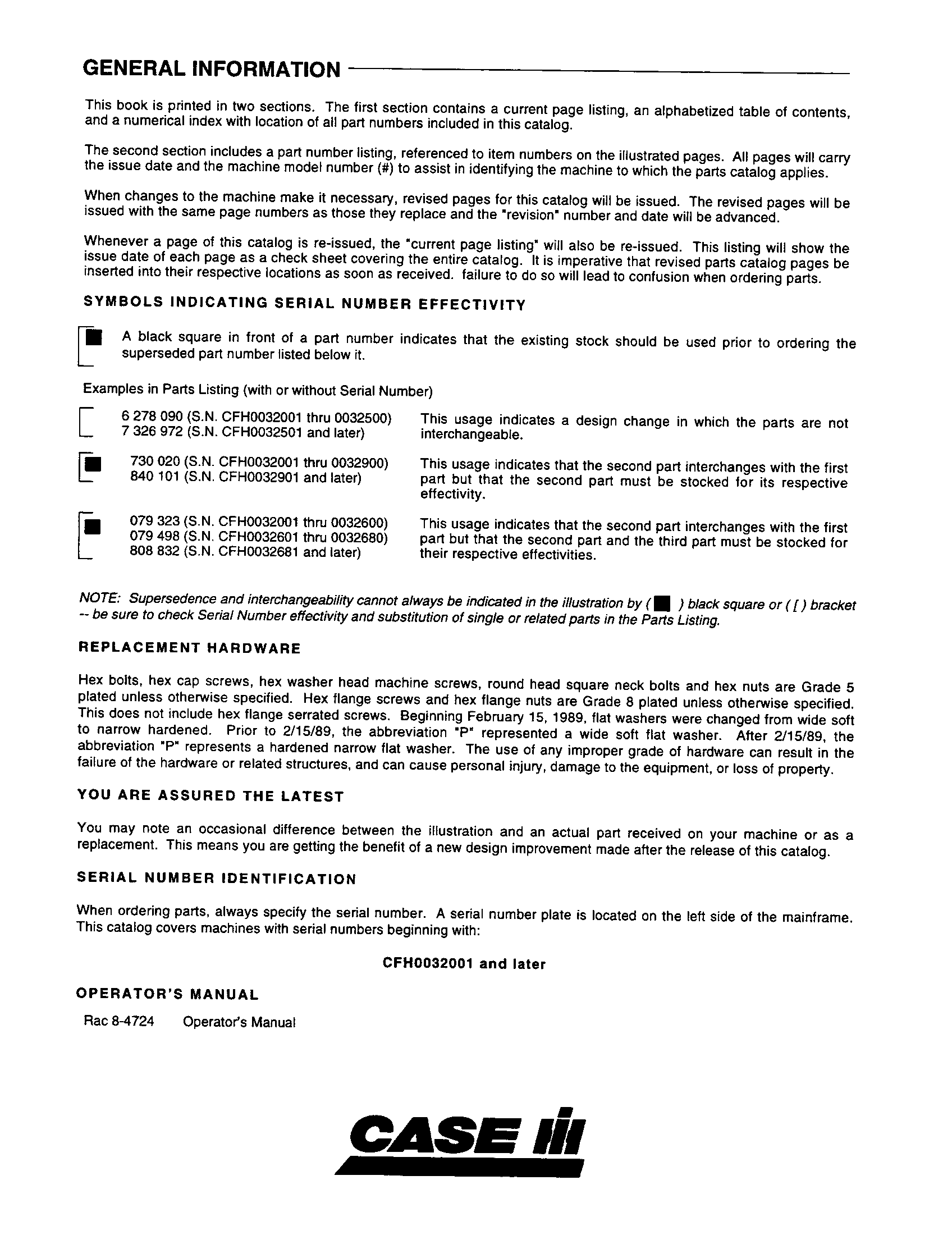 Case IH 8840 - AUGER HEADER (14 & 16 FT.)(01/88 - 12/97) Parts Diagrams