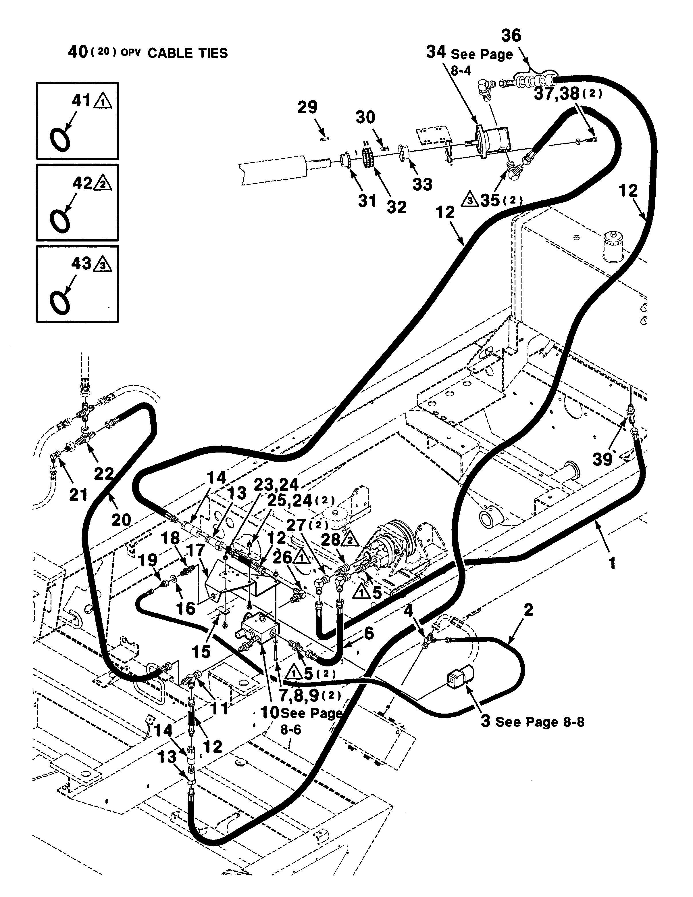 Case IH 8880 - DOUBLE WINDROW ATTACHMENT(01/99 - 12/00) Parts Diagrams