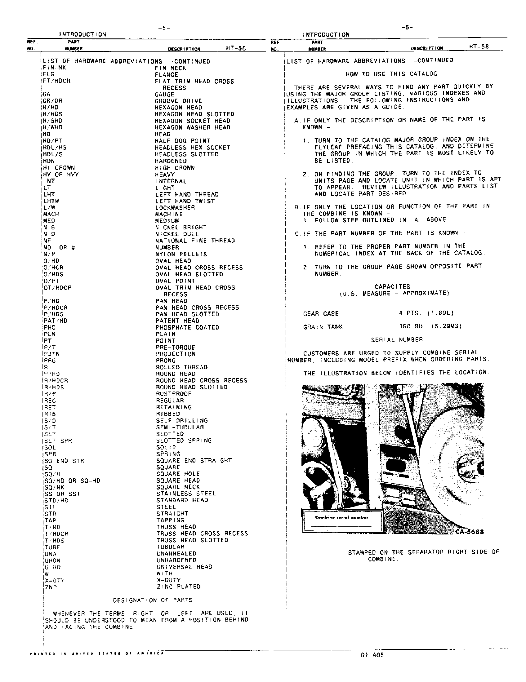 Case IH 914 - INTERNATIONAL PULL-TYPE COMBINE (S/N 8001 & AFTER)(01/75 ...