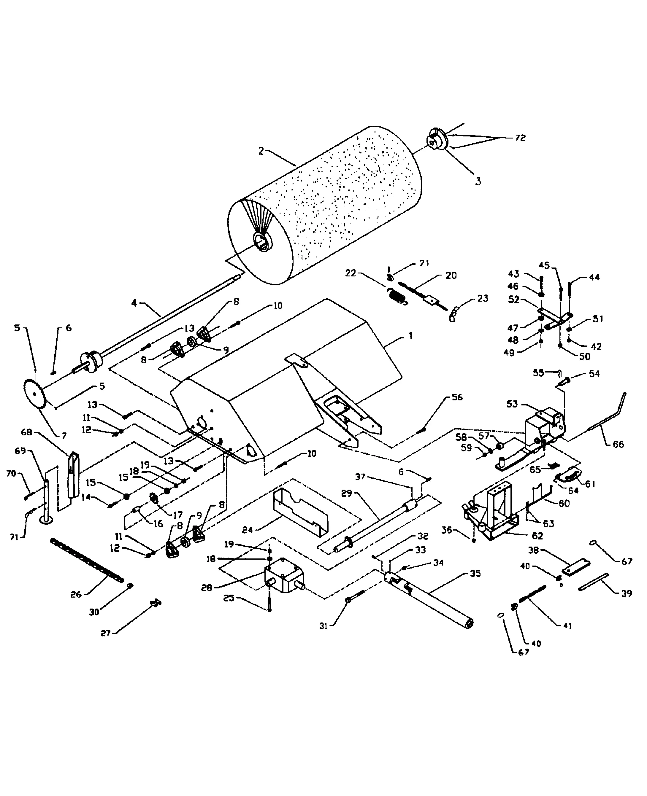 Case IH BR160 - ROTARY BROOM(01/10 - 12/14) Parts Diagrams