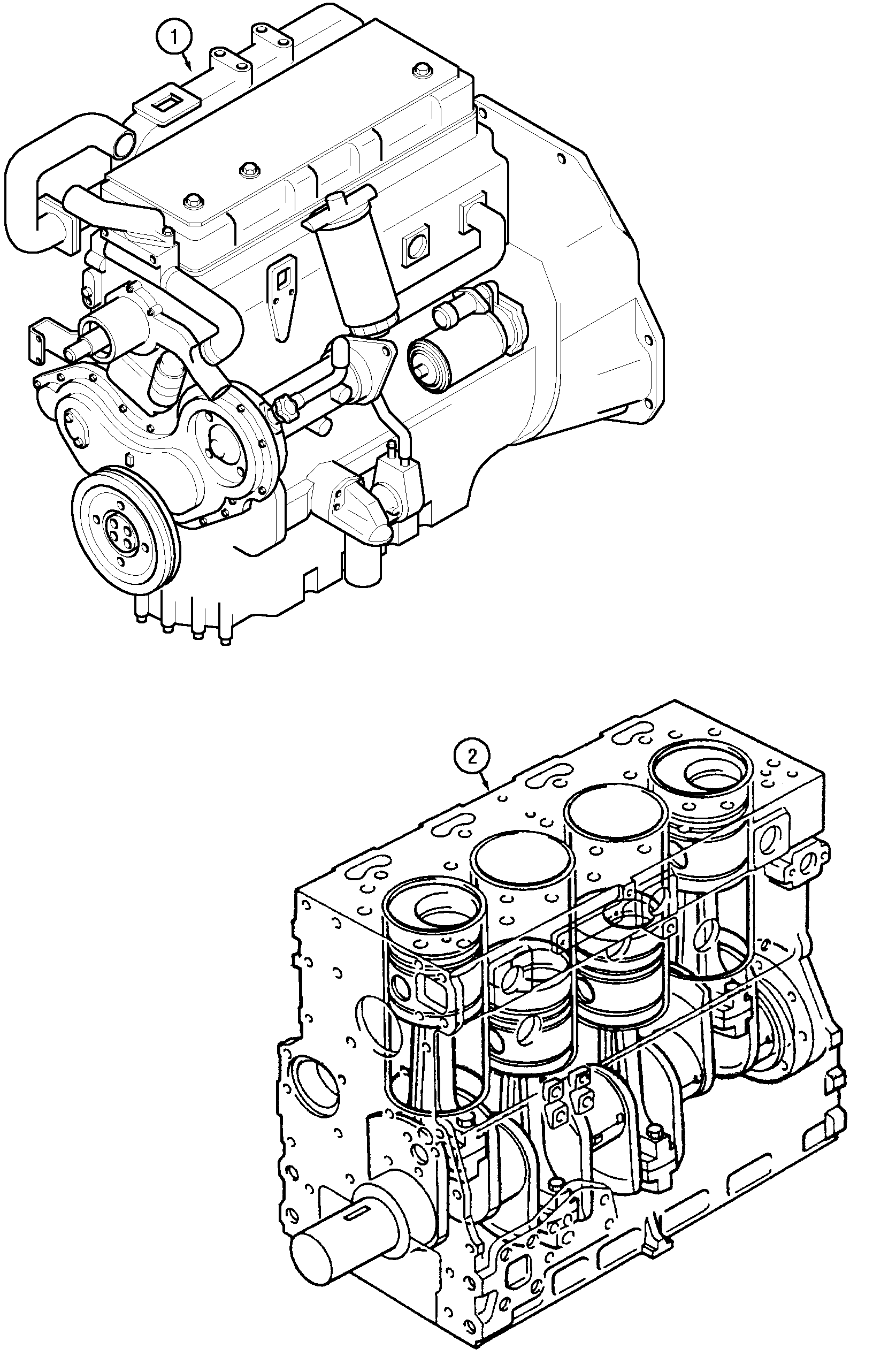 Case IH C100 - CASE DIESEL TRACTOR(01/98 - 12/02) Parts Diagrams