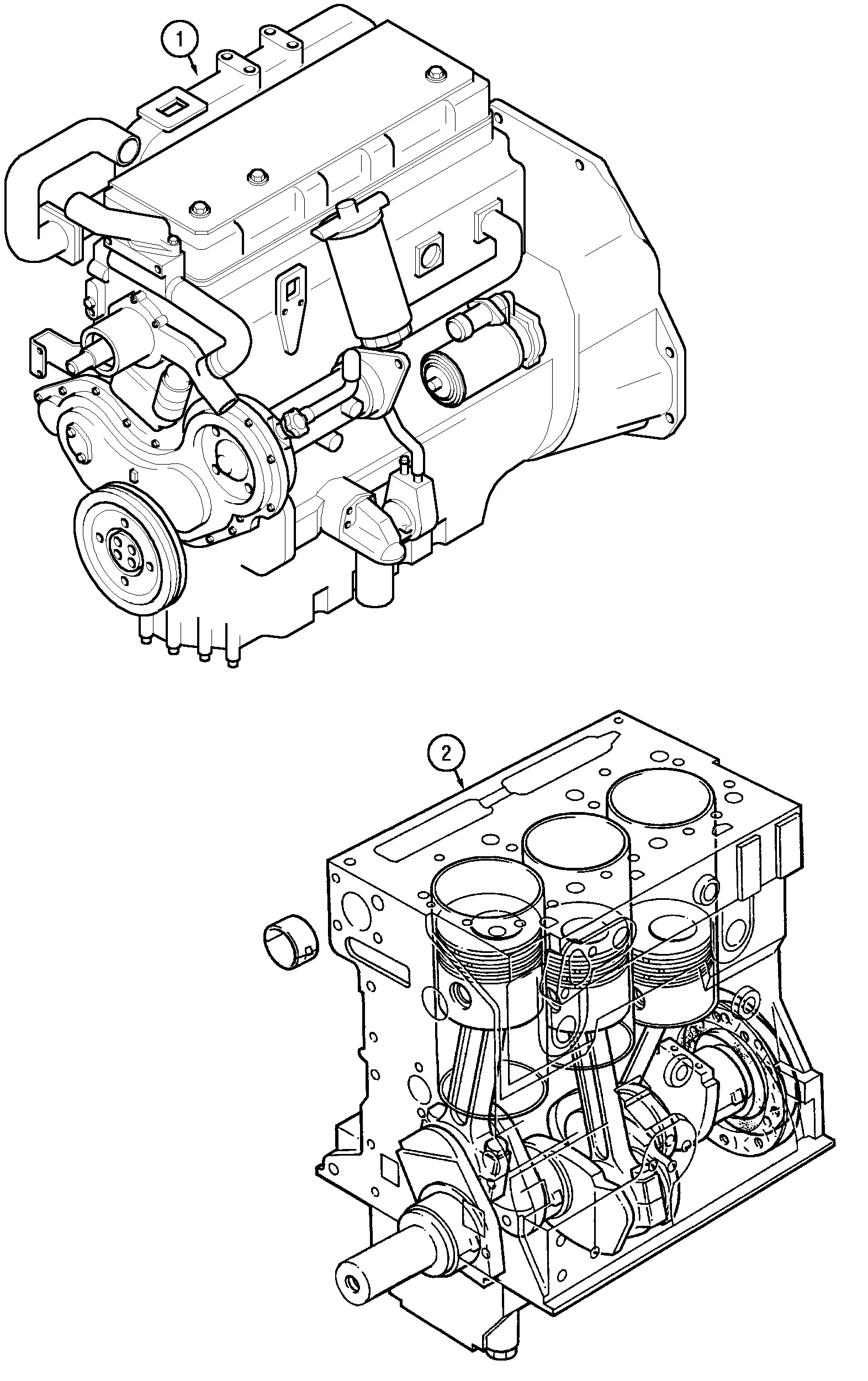 Case IH C60 - CASE DIESEL STRADDLE TRACTOR(01/98 - 12/02) Parts Diagrams