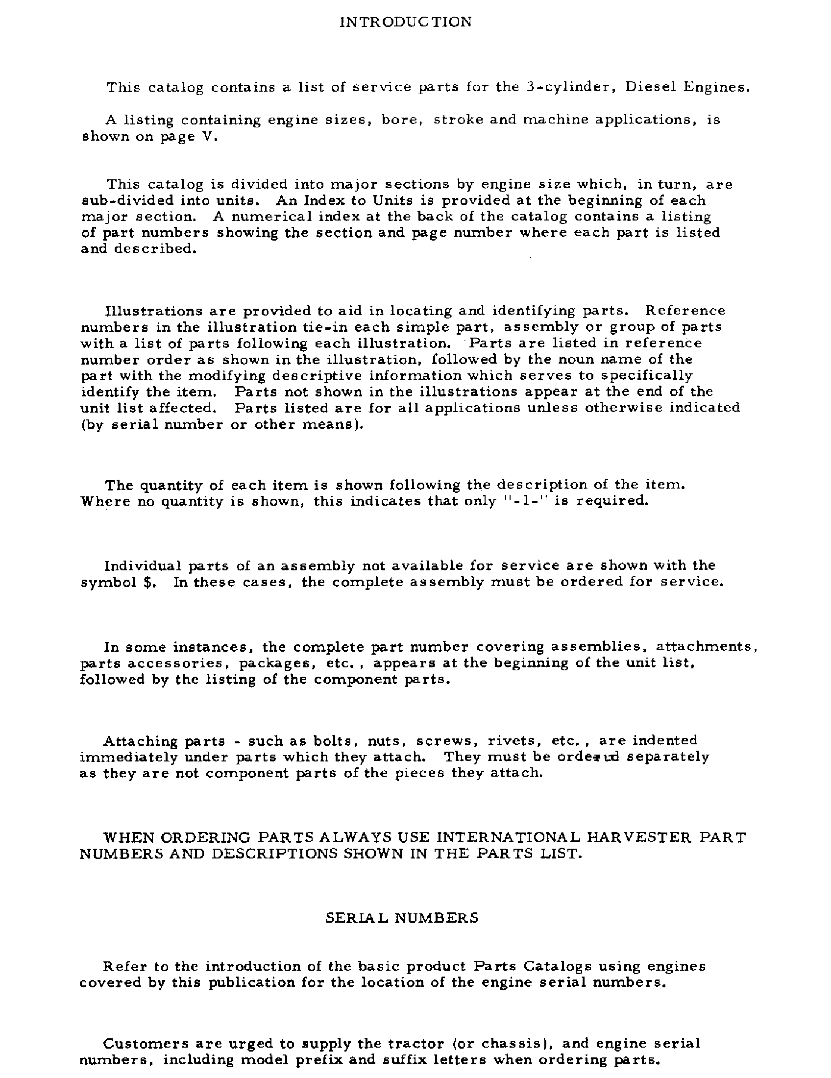 Case IH D-179 - 3-CYLINDER DIESEL ENGINE (NORTH AMERICA)(01/71 - 12/88 ...