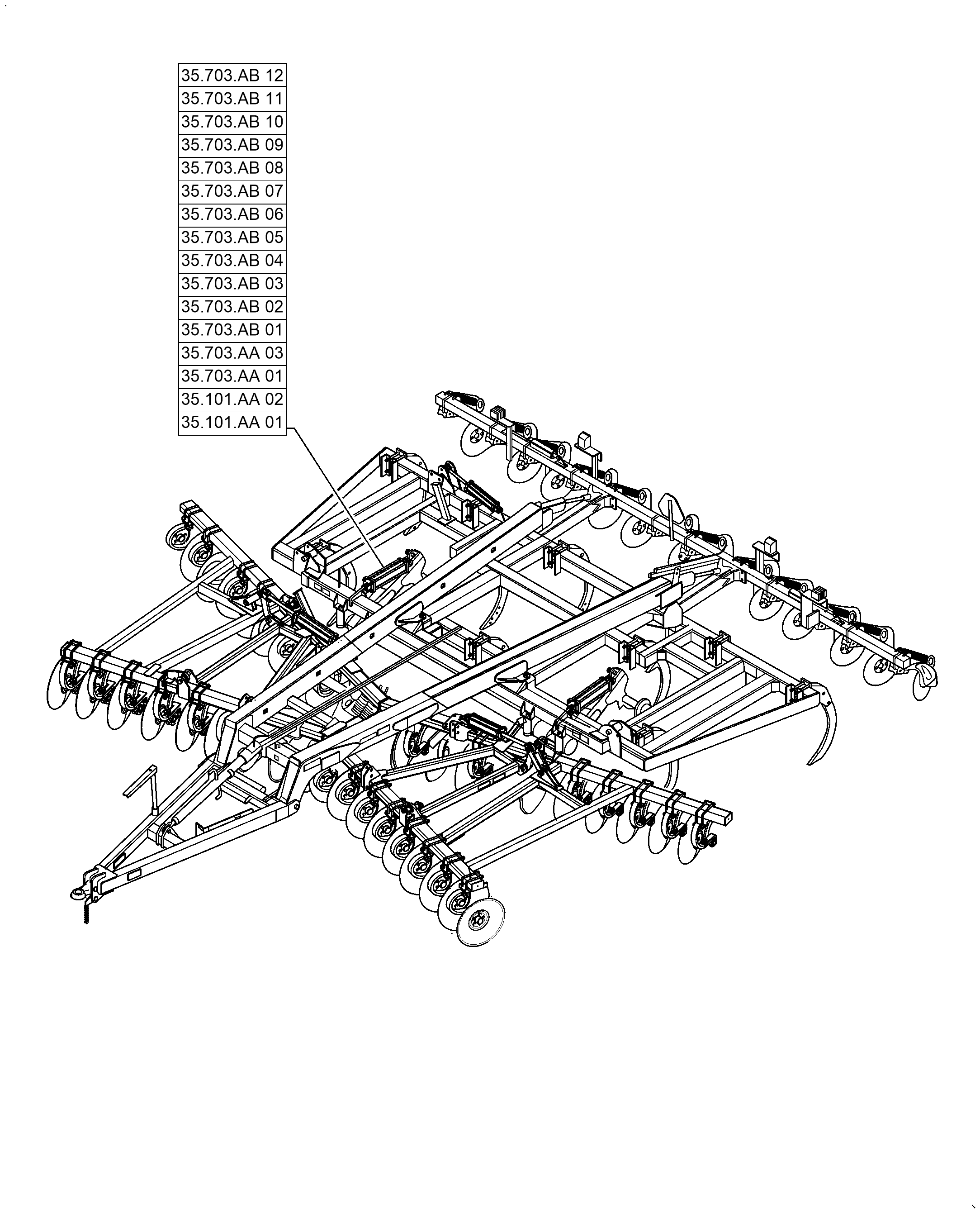 Case IH ECOLO-TIGER 875 - DISK RIPPER 18 FT SPRING RESET 9 SHANK(05/14 ...