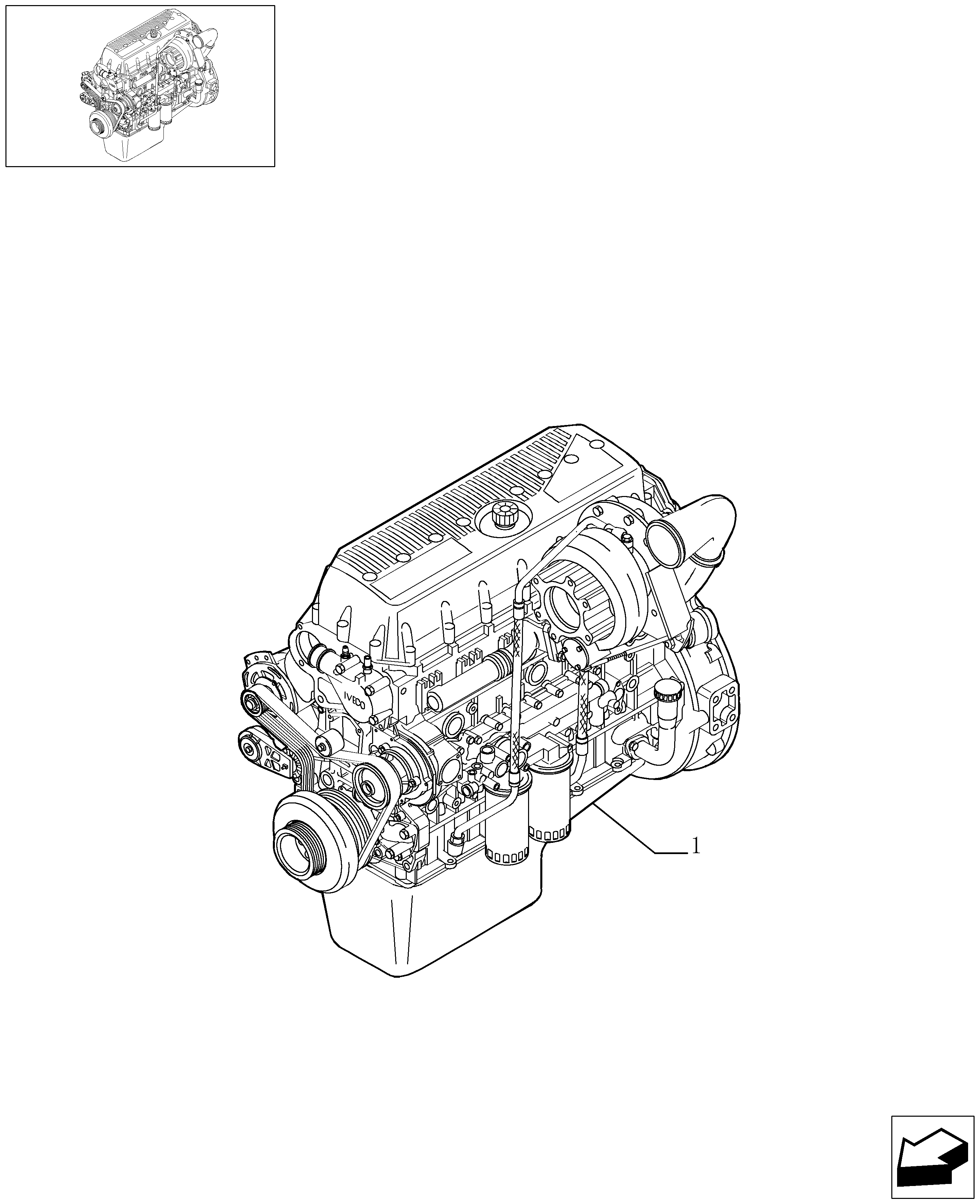 Case IH F3AE0684E B006 - ENGINE - 504082365 - 84819474(09/03 - 12/13 ...