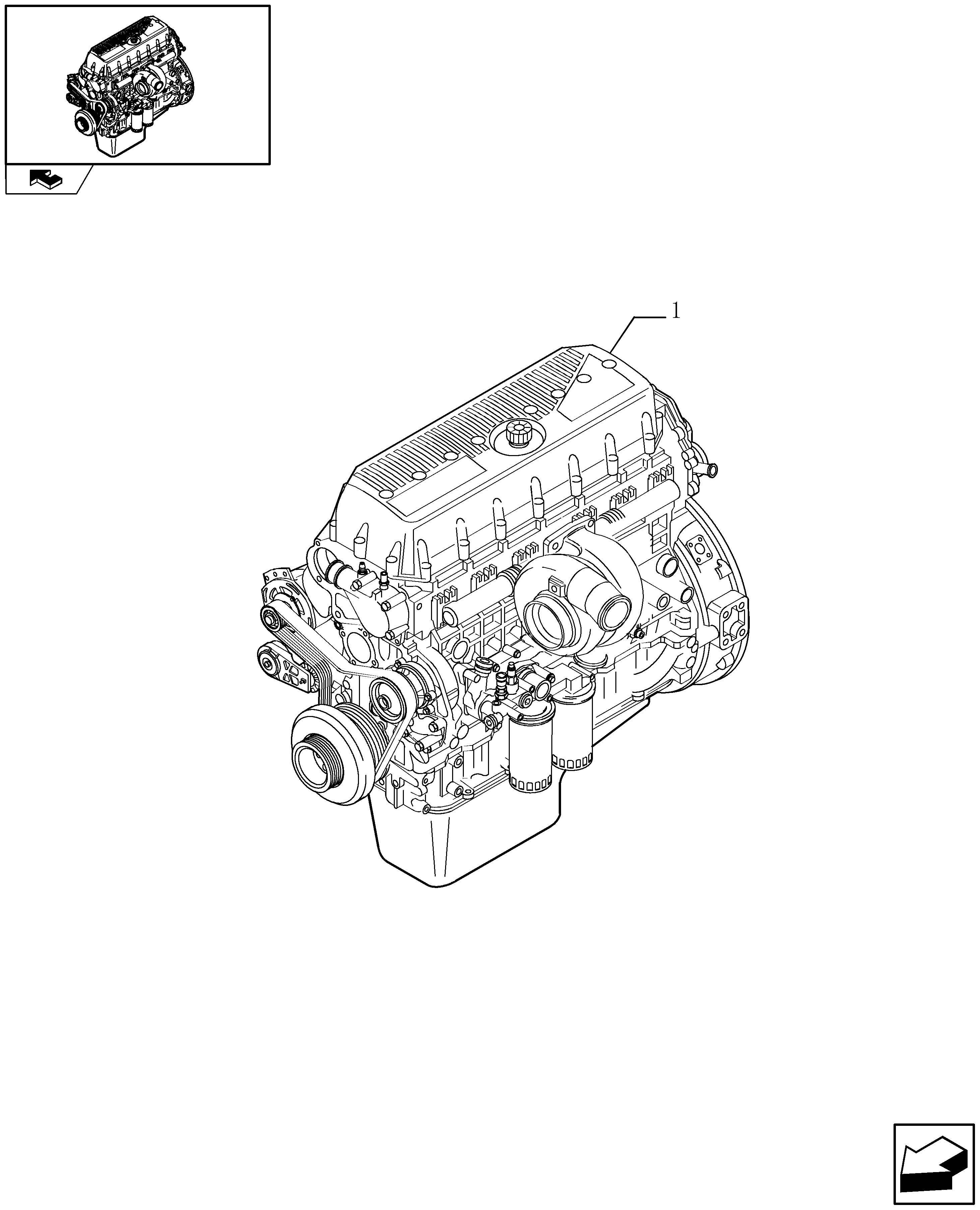 Case IH F3CE0684A E001 - ENGINE - 504183479 - 87359968(10/06 - ) Parts ...