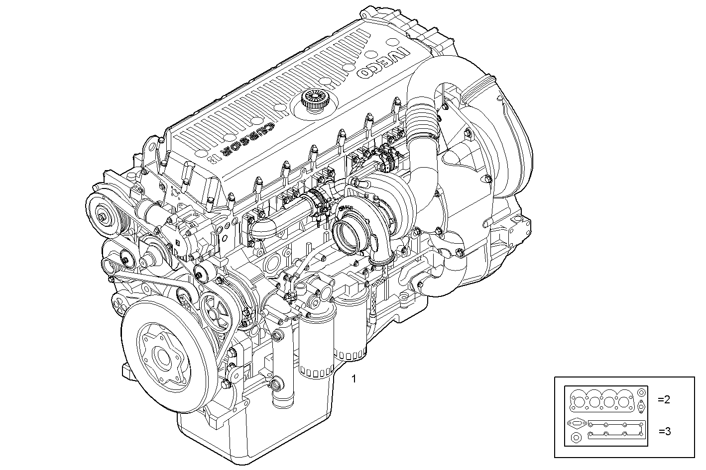 Case IH F3CE0684A E001 - FPT(01/07 - ) Parts Diagrams