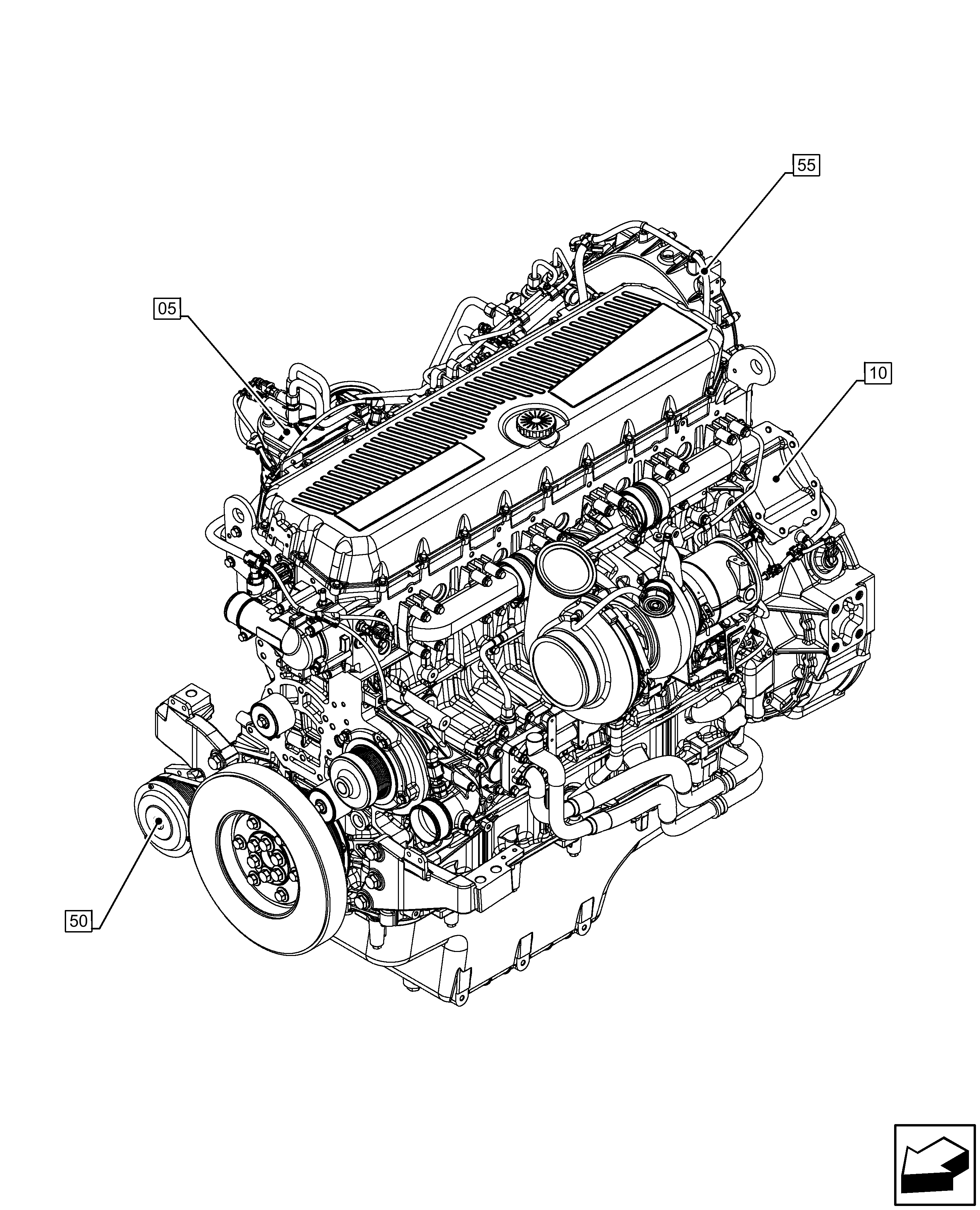 Case IH F3CE0684B E007 - ENGINE PN 504377060 - 365KW(09/18 - ) Parts ...