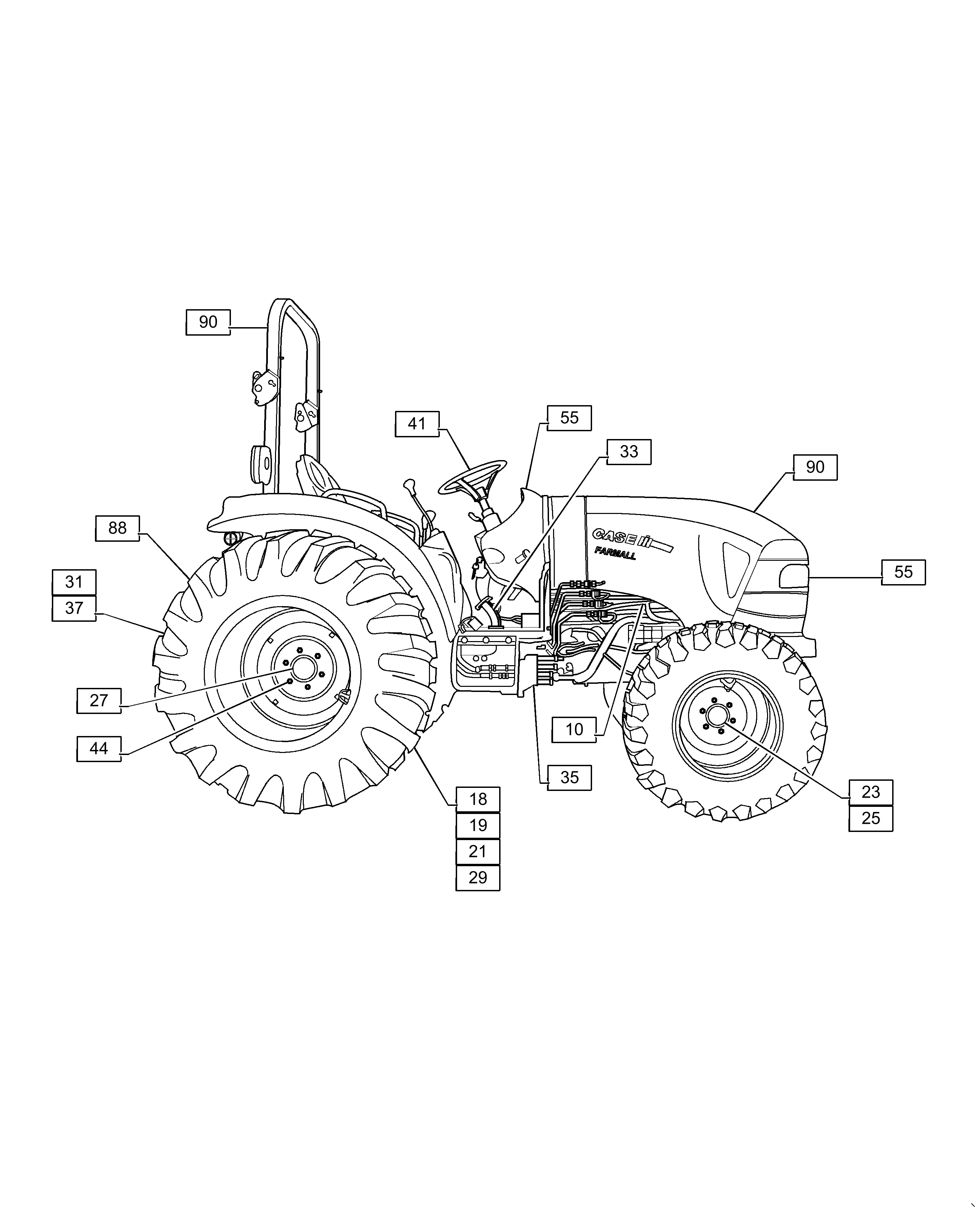 Case IH FARMALL 30C - COMPACT TRACTOR W/ROPS - TIER 4B (NA)(02/14 - 01/ ...