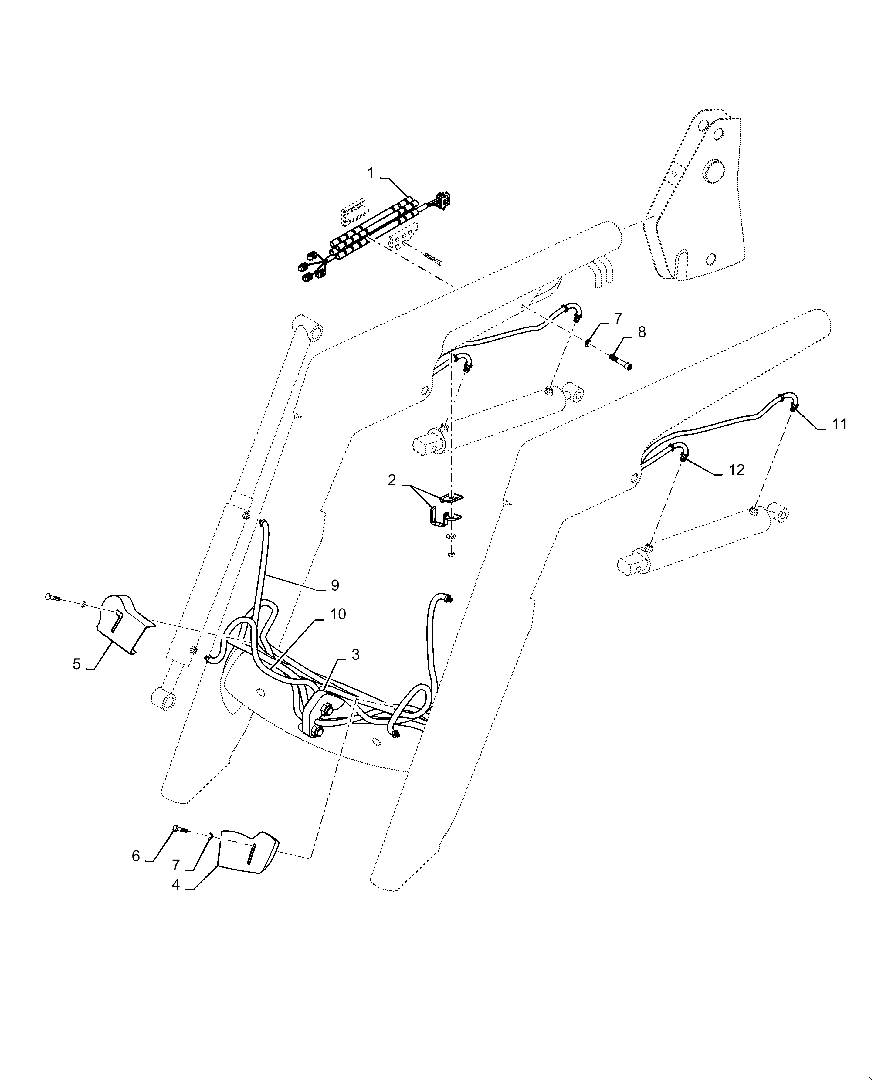 Case IH L730 - FRONT END LOADER(05/07 - 12/12) Parts Diagrams