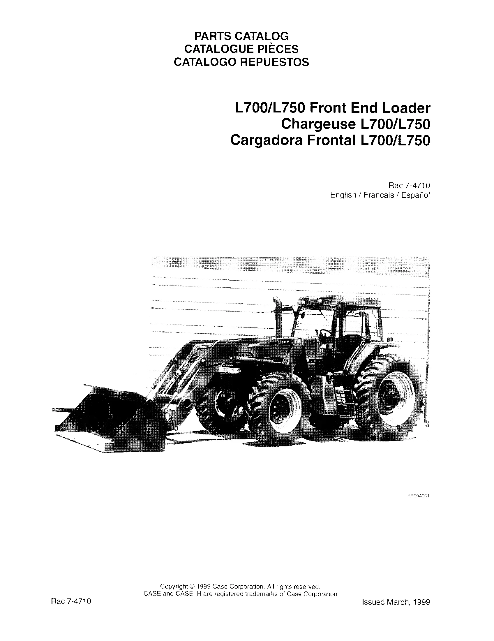 Case IH L750 - CASE IH FRONT END LOADER - MAGNUM TRACTOR(01/99 - 12/06 ...