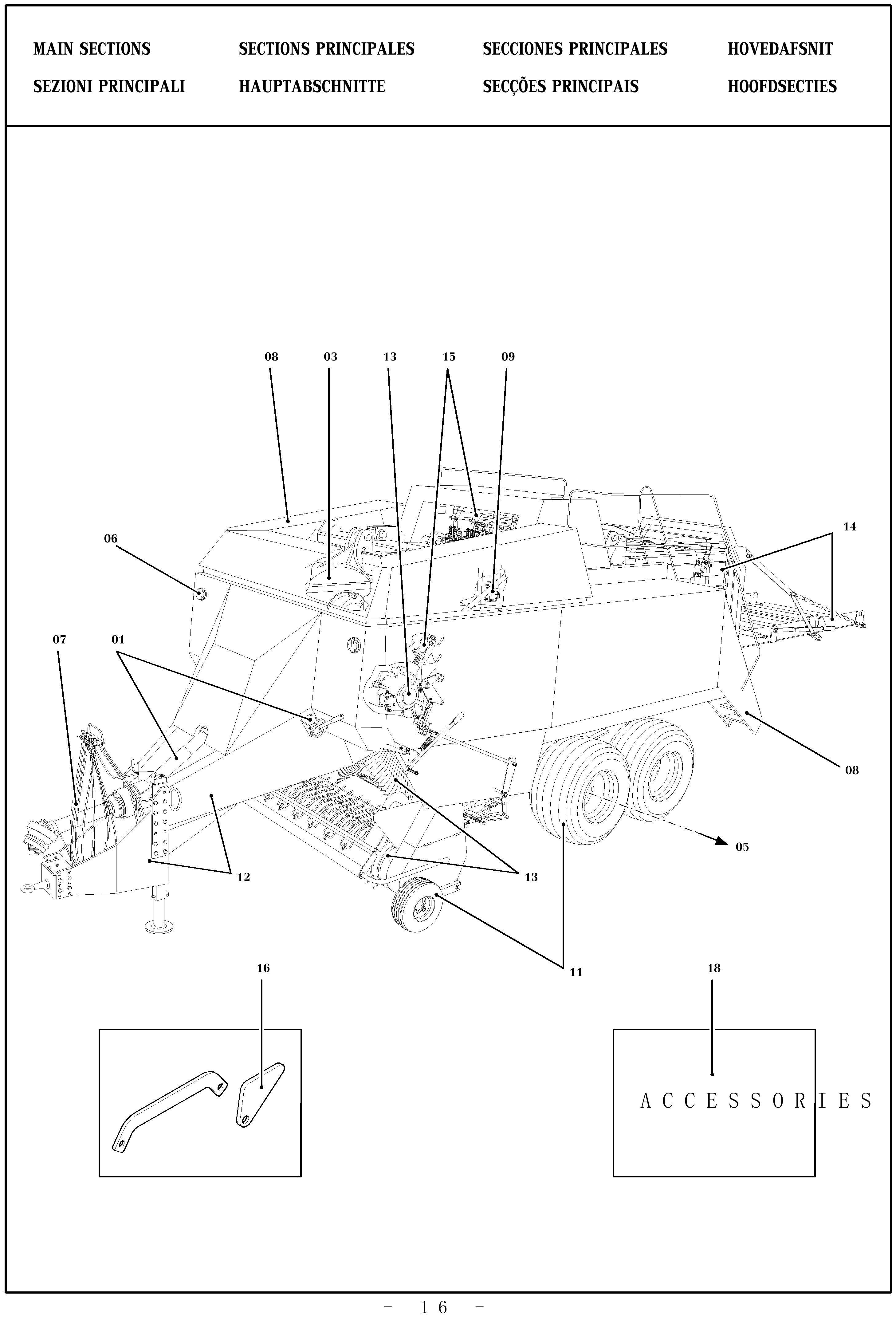 Case IH LBX332S - BIG RECTANGULAR BALER(03/03 - 12/08) Parts Diagrams
