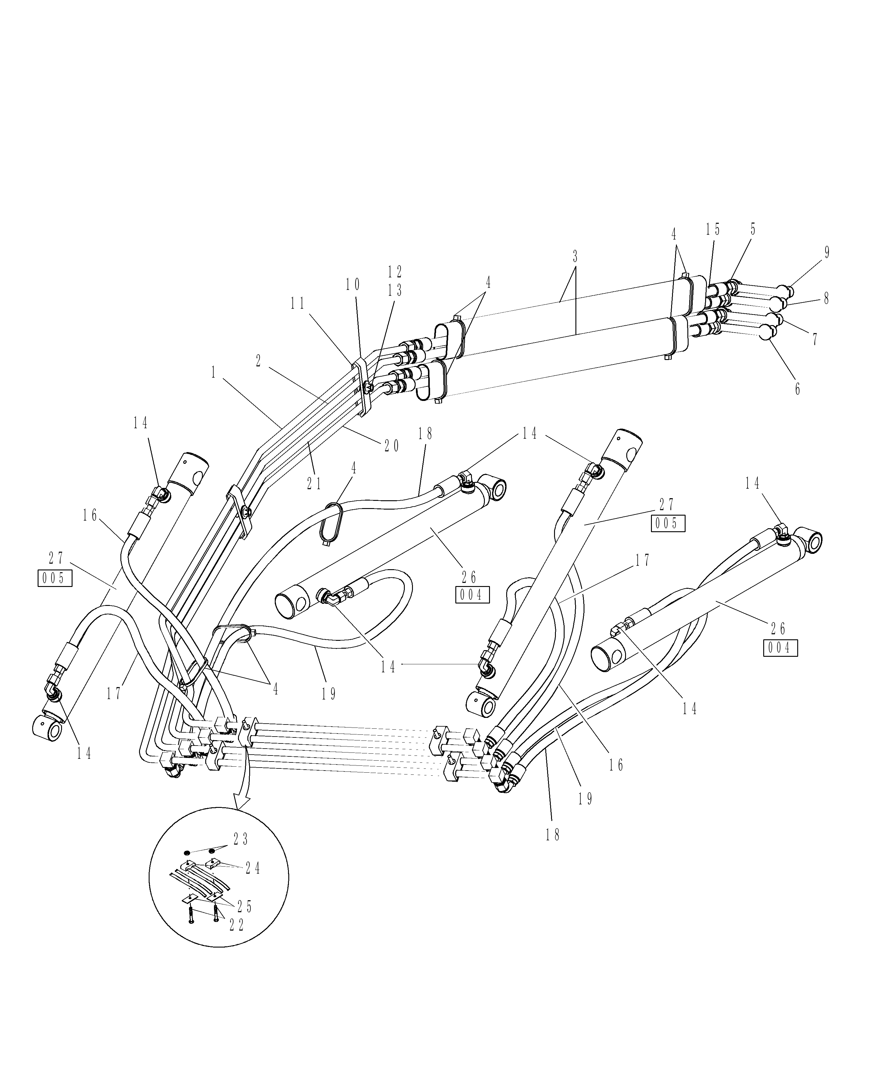 Case IH LX360 - CASE IH FARM LOADER(07/06 - 12/08) Parts Diagrams