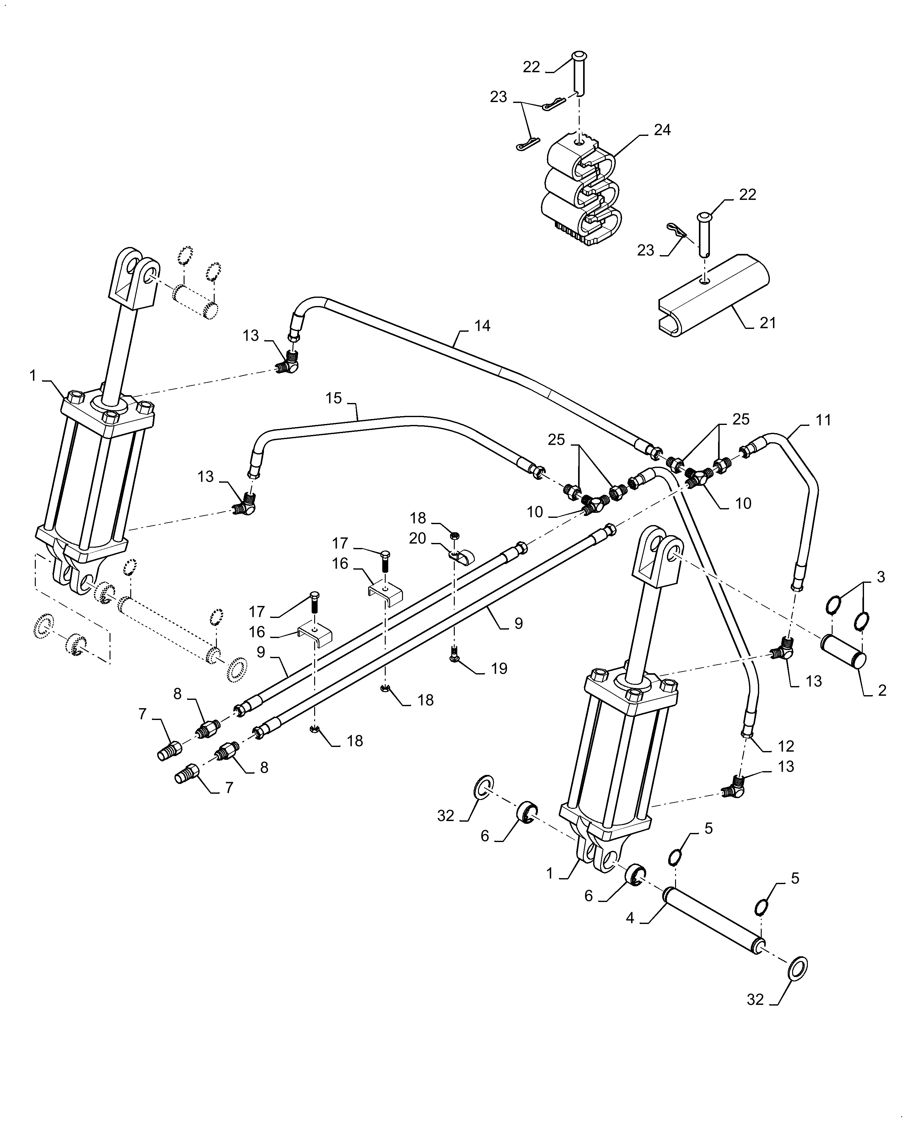 Case IH MRX690 - CASE IH MULCH-TILL RIPPER(09/01 - 12/08) Parts Diagrams