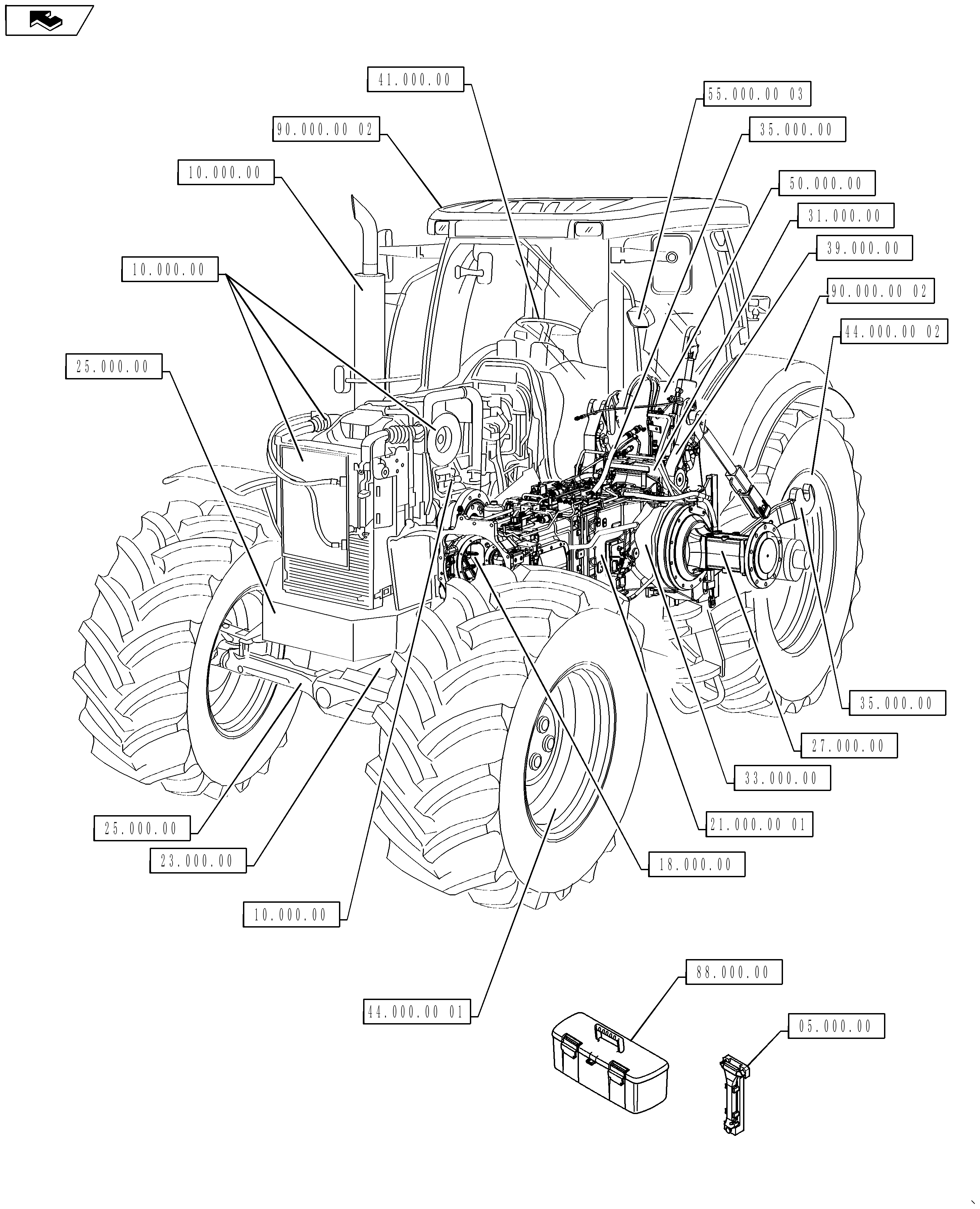 Case IH PUMA 145 - TRACTOR(01/11 - 05/16) Parts Diagrams