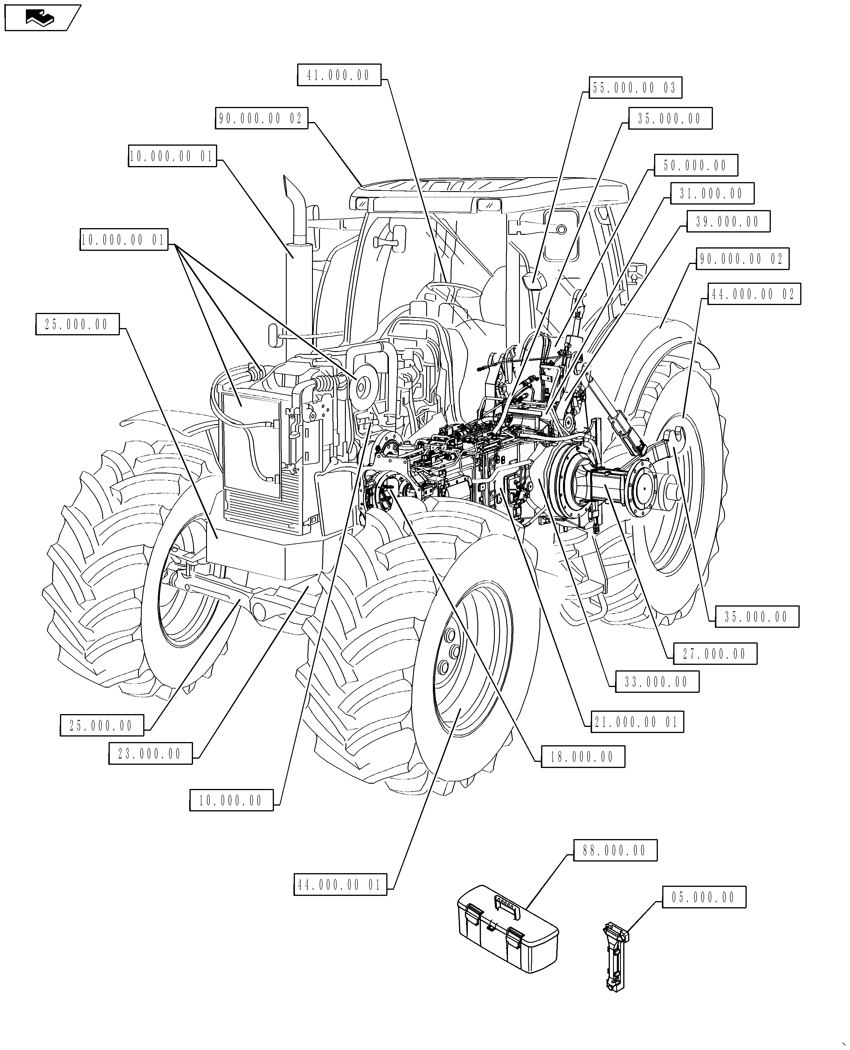 Case IH PUMA 160 - TRACTOR - CVT(12/10 - 04/16) Parts Diagrams