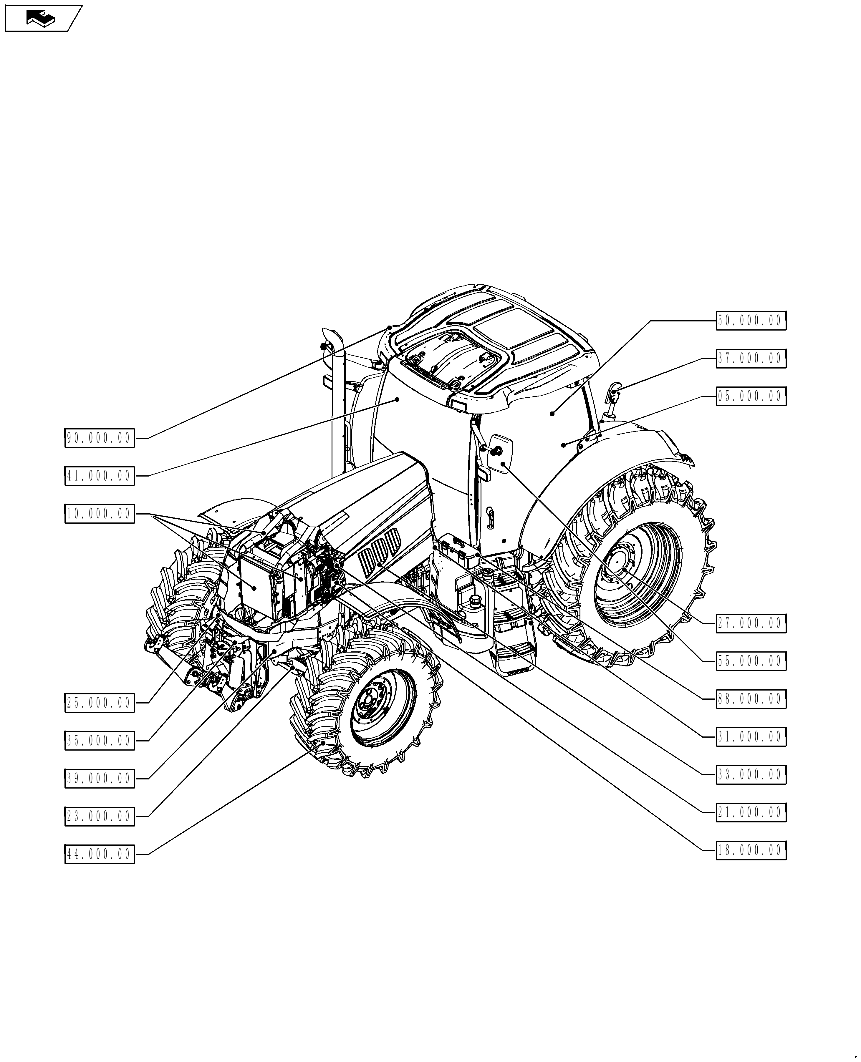 Case IH PUMA 200 - TRACTOR(12/10 - 11/15) Parts Diagrams