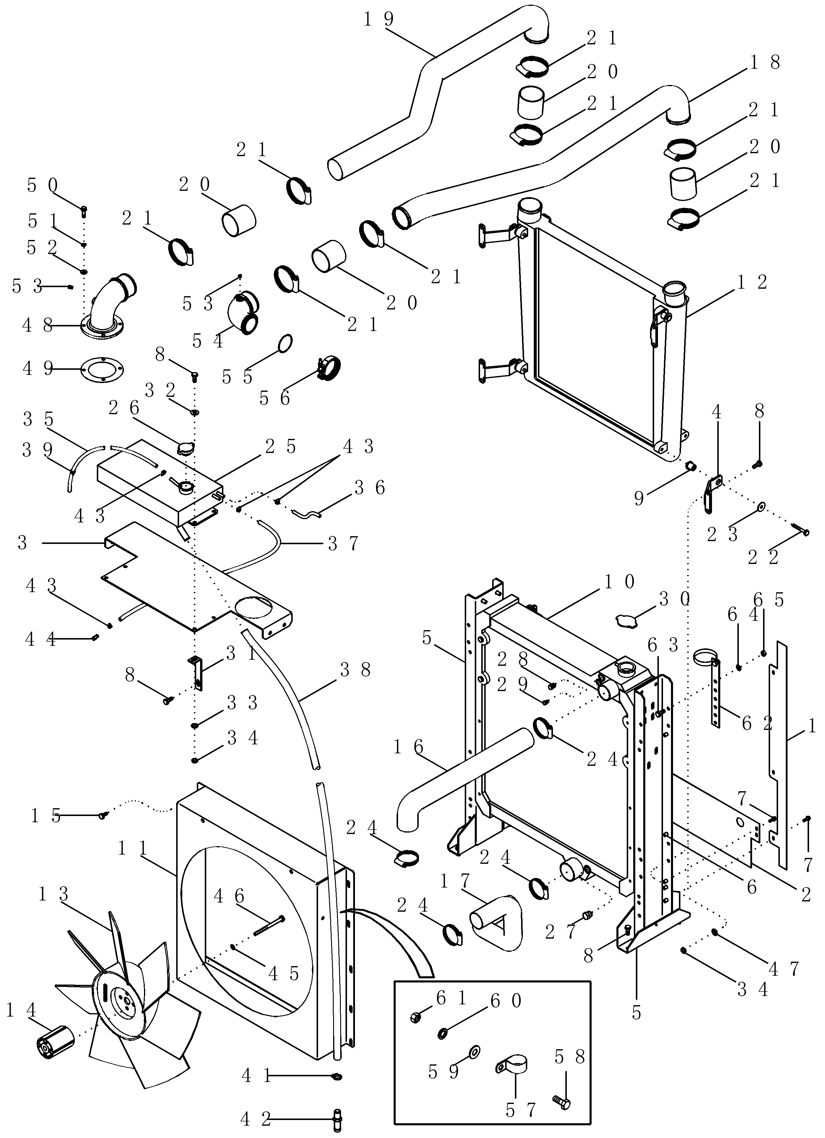 Case IH PX240 - IRRIGATION POWER UNIT(01/03 - 12/03) Parts Diagrams