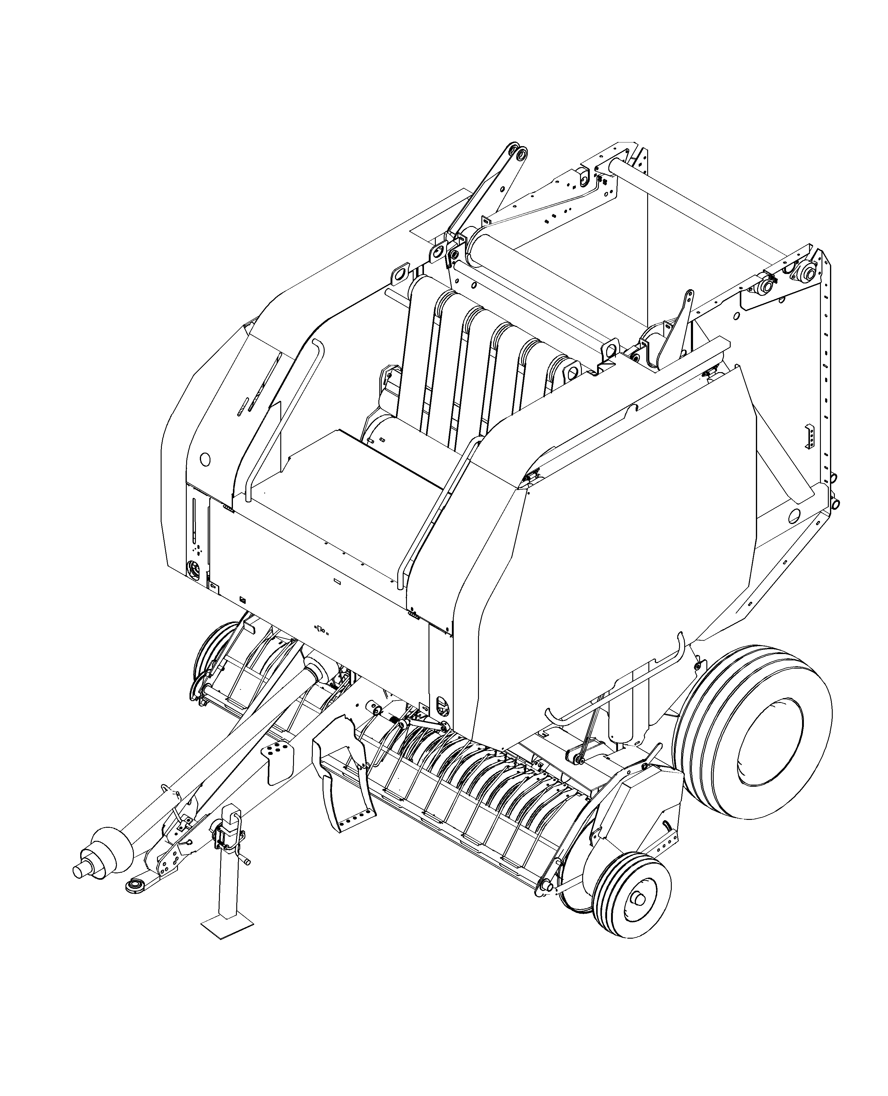 Case IH RBX452 - CASE IH ROUND BALER(11/02 - 07/05) Parts Diagrams