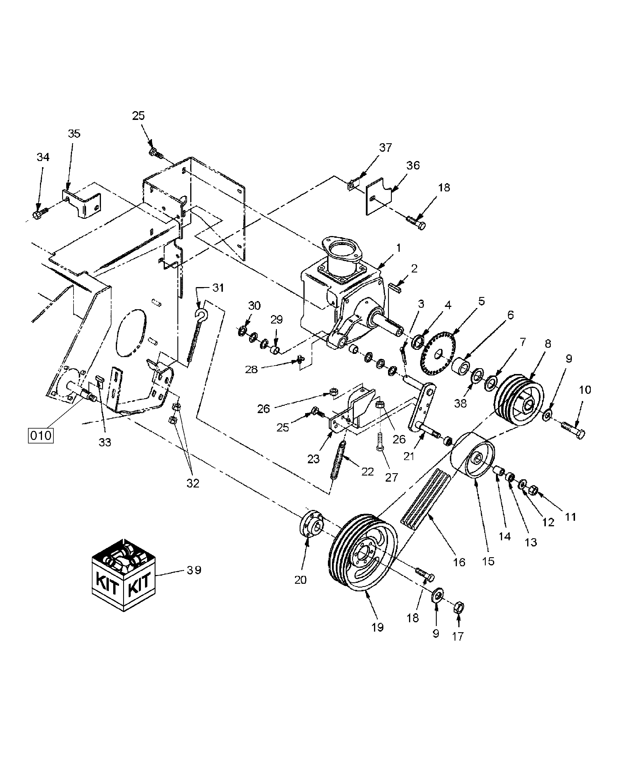 Case IH RDX161 - DISC HEADER(10/01 - 10/07) Parts Diagrams