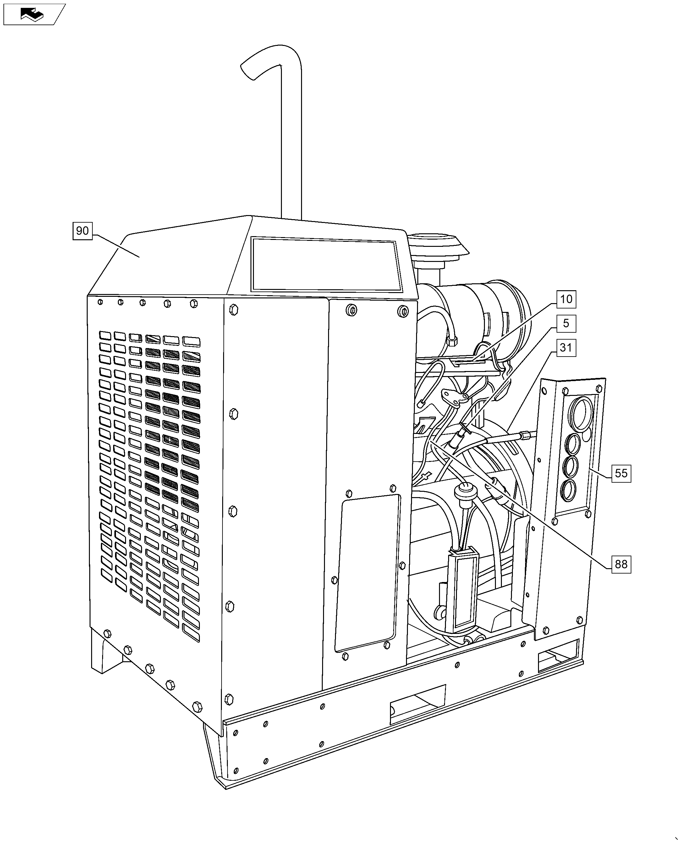Case IH RPZ85 - POWER UNIT(04/14 - 04/15) Parts Diagrams